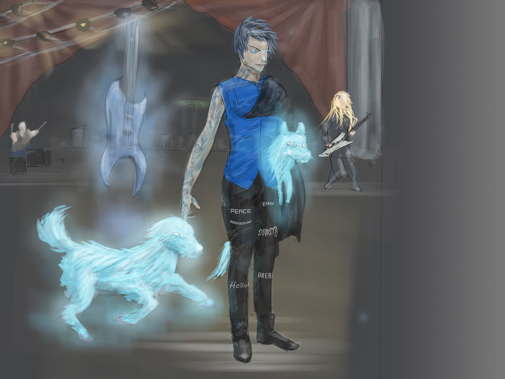 ArtStation - Rock Star Wizard