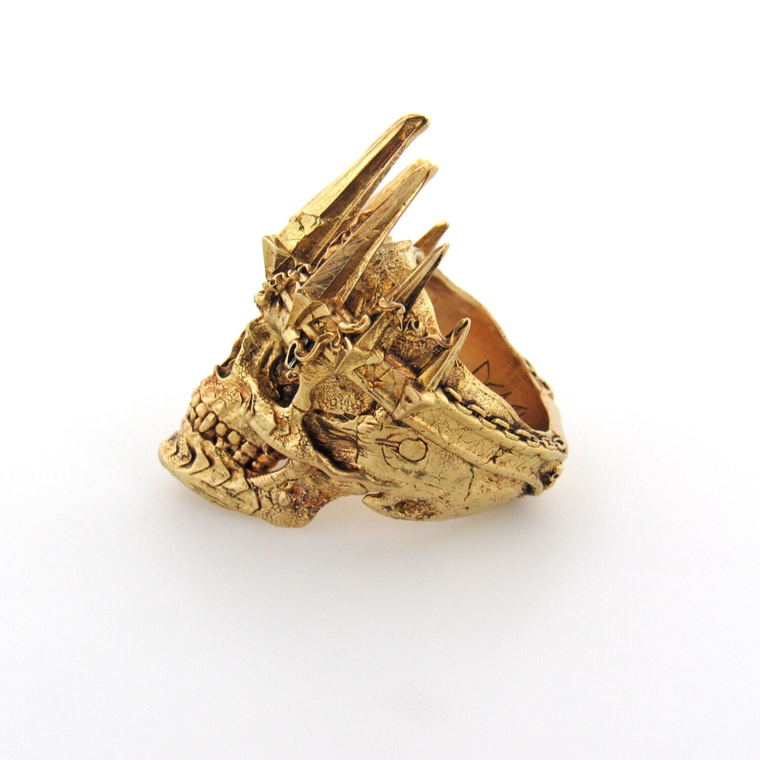 Geoff Thomas - 18kt Deathknight ring.