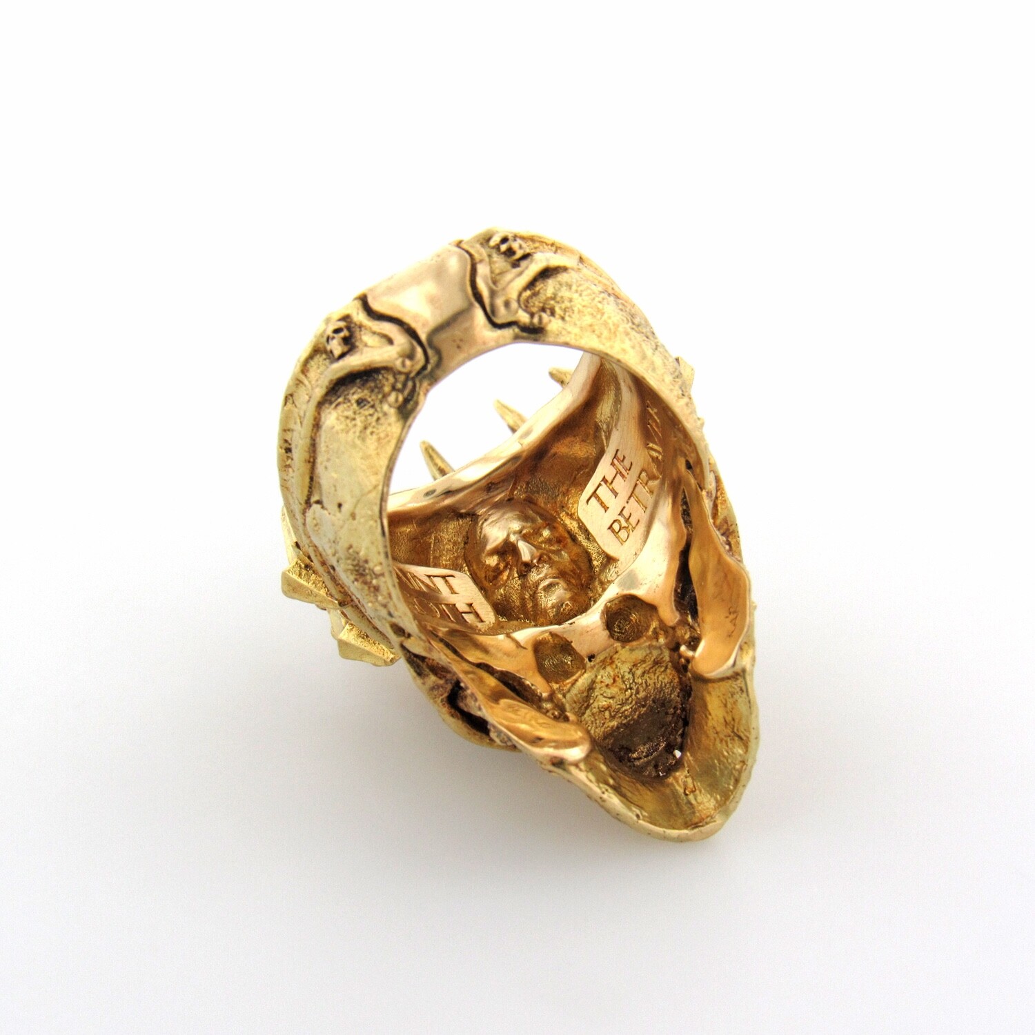 Geoff Thomas - 18kt Deathknight ring.