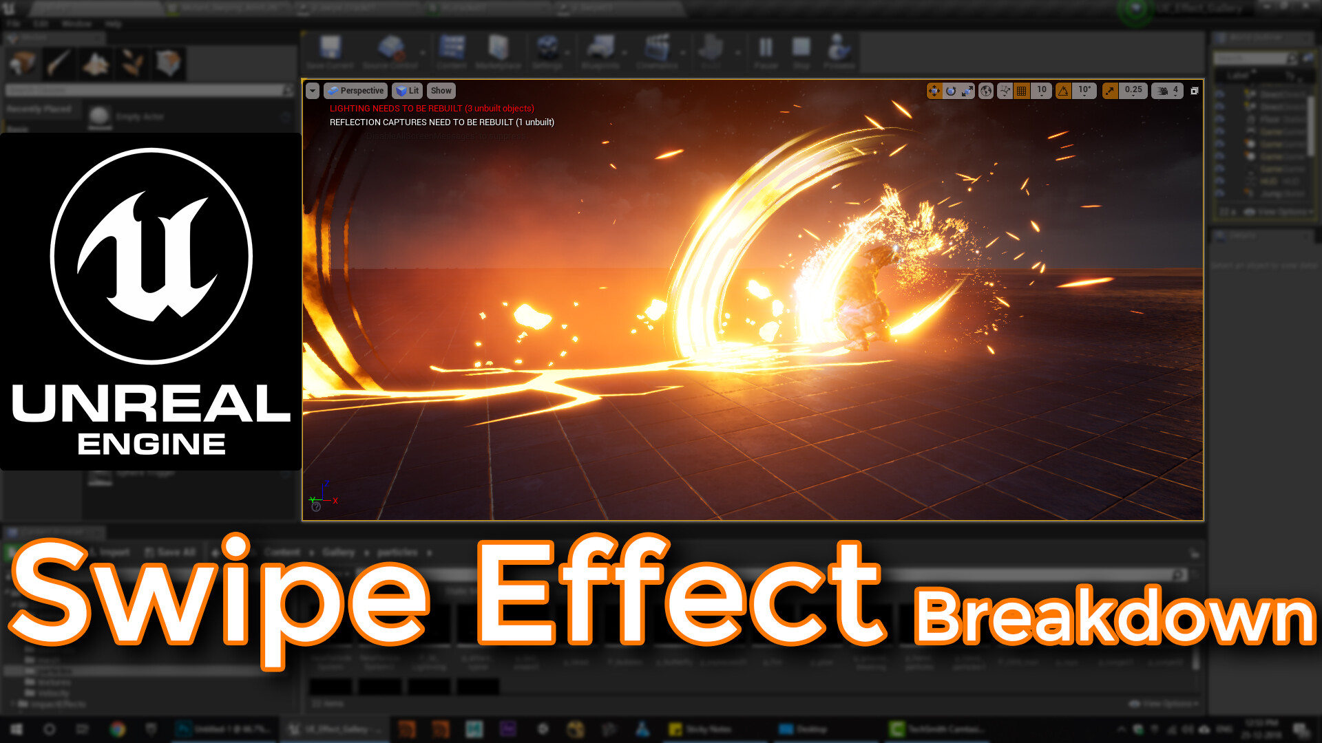 ArtStation - Unreal Engine | Swipe Effect Breakdown