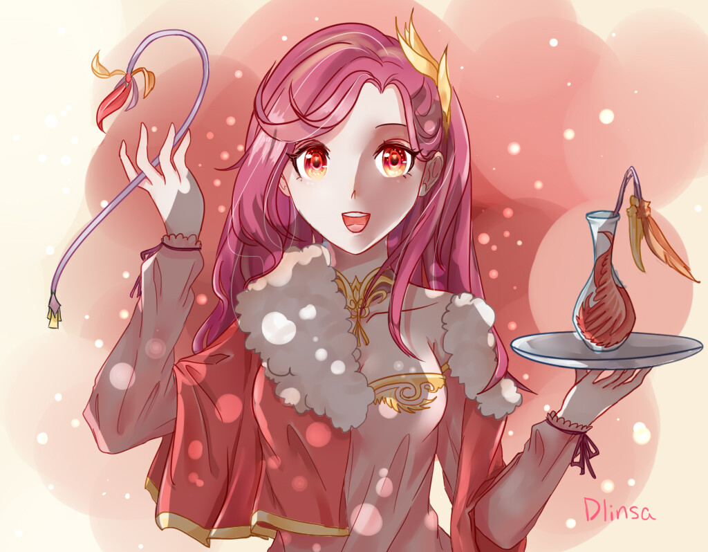 ArtStation - Pink girl