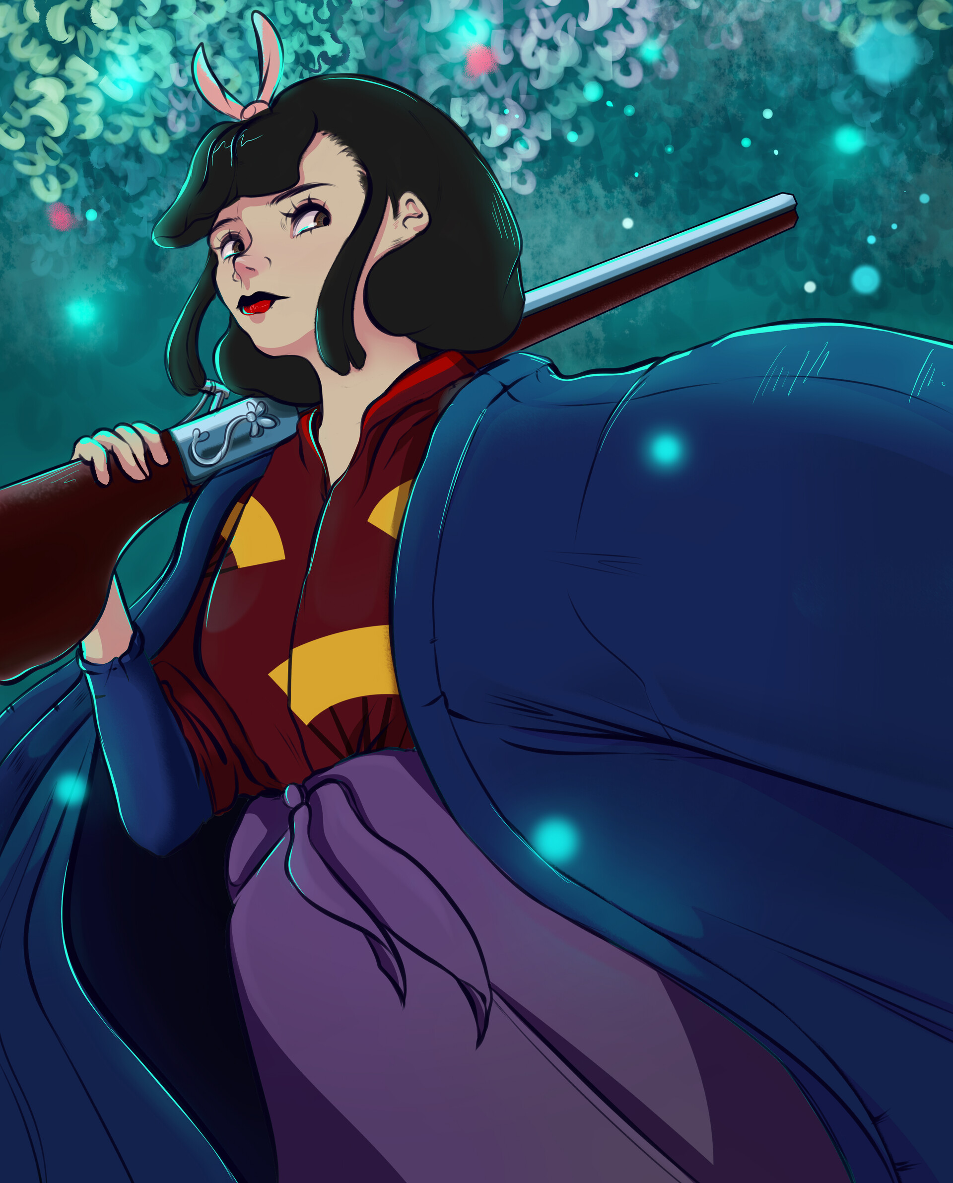 ArtStation - Eboshi from princess Mononoke