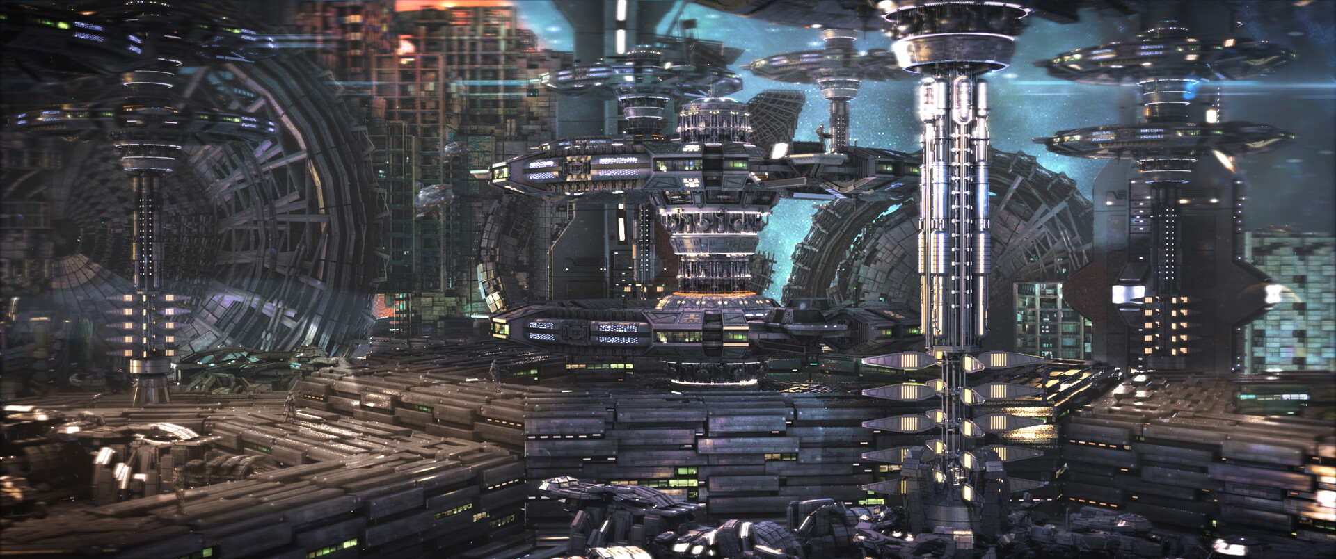 ArtStation - cybertron scifi set