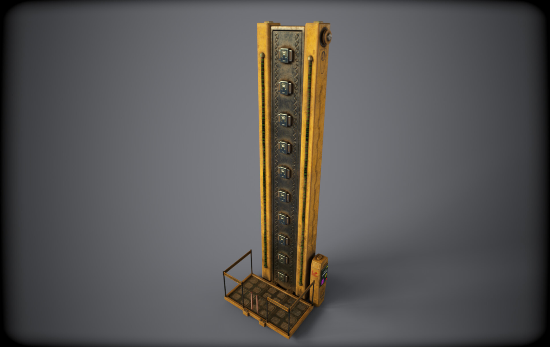 ArtStation - Futuristic lift