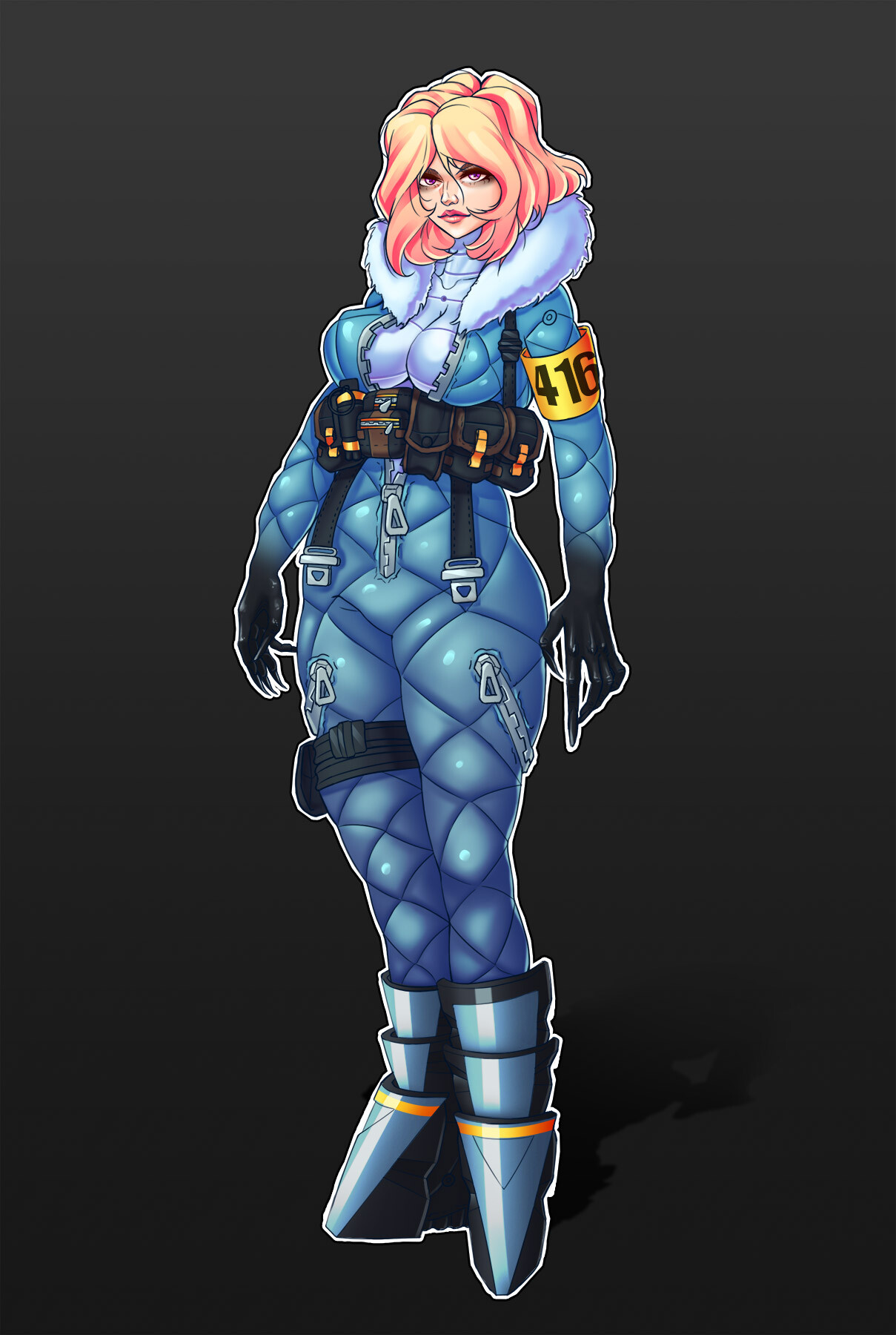 ArtStation - Arctic-Soldier-Girl