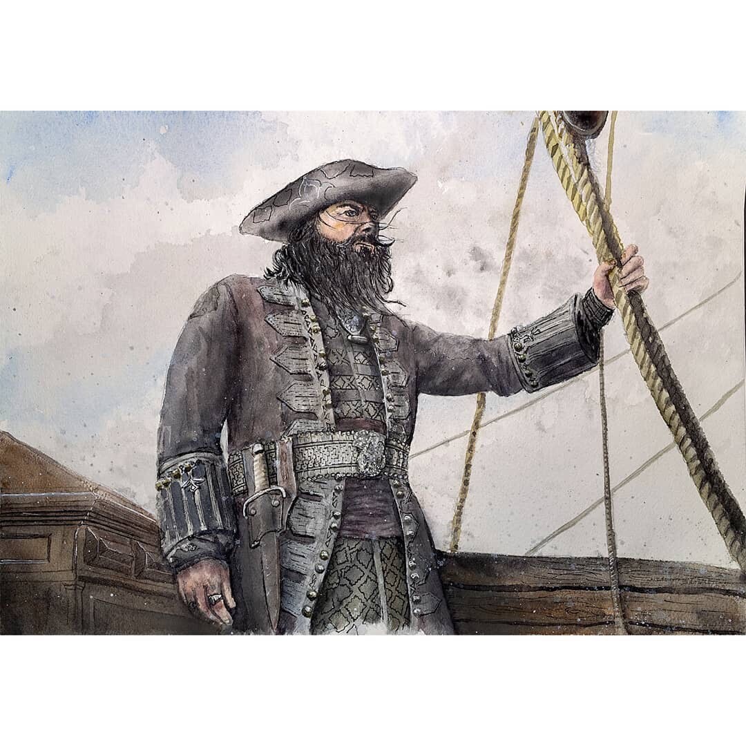 ArtStation - Edward Teach - aka Black Beard