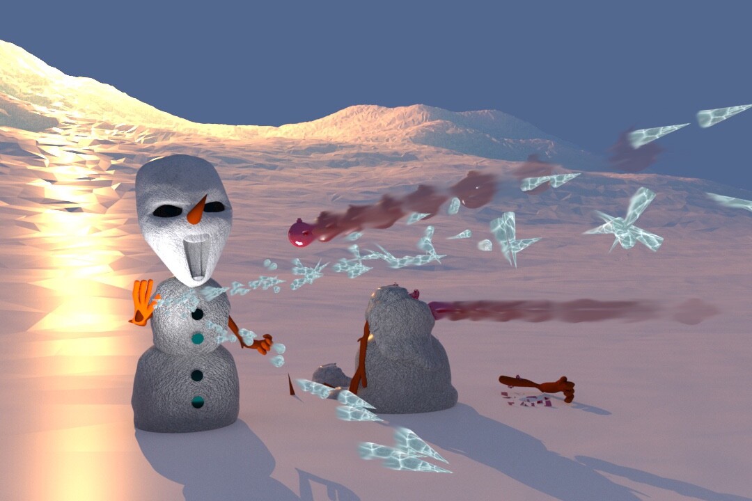 ArtStation - Snowman Fight