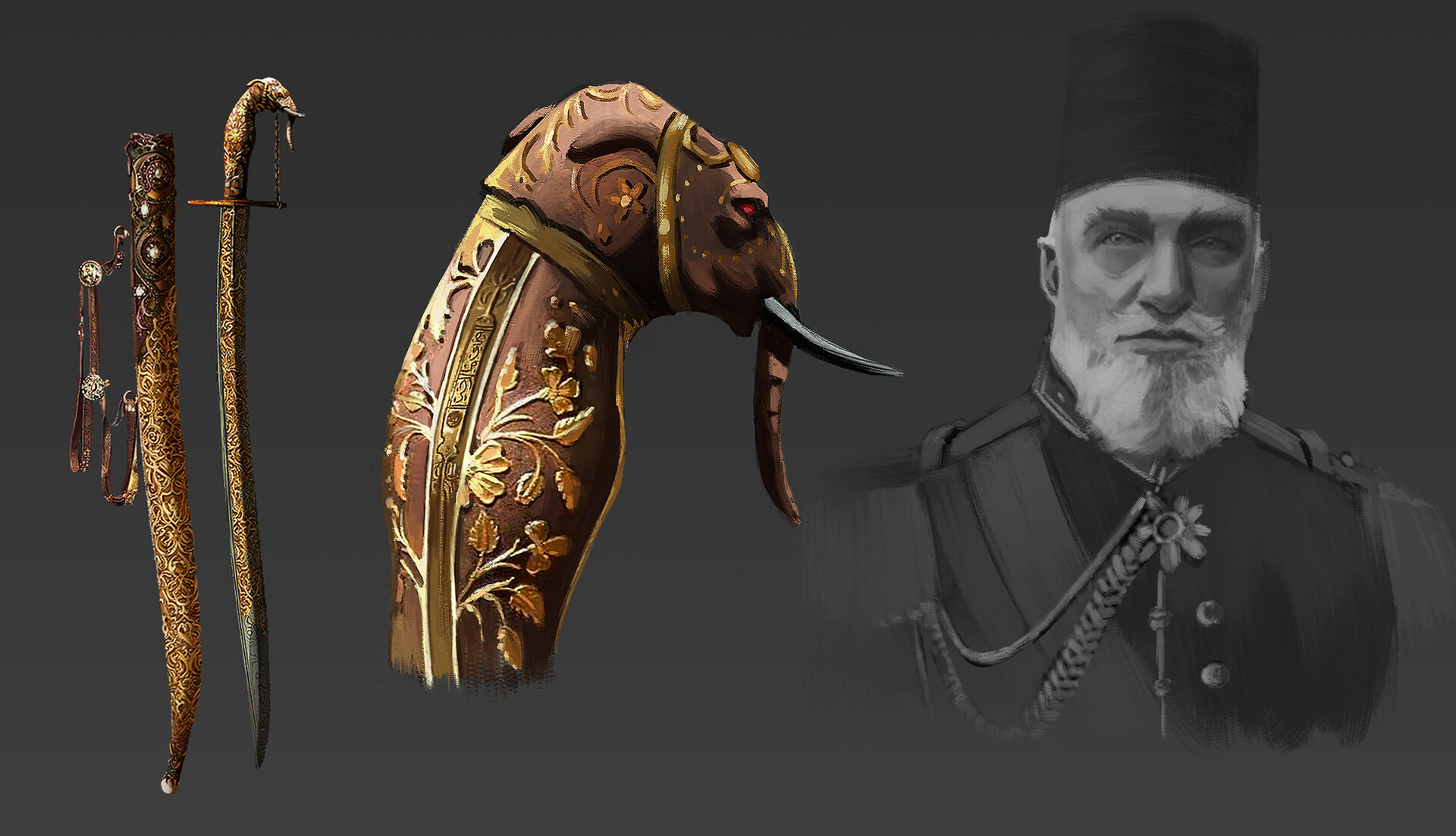ArtStation - Ottoman sword design