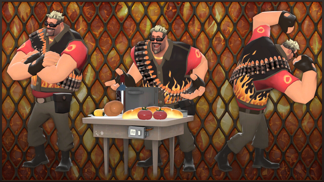 Liam Moffitt - The Drive-in Diner Diver (TF2 Cosmetic Set)