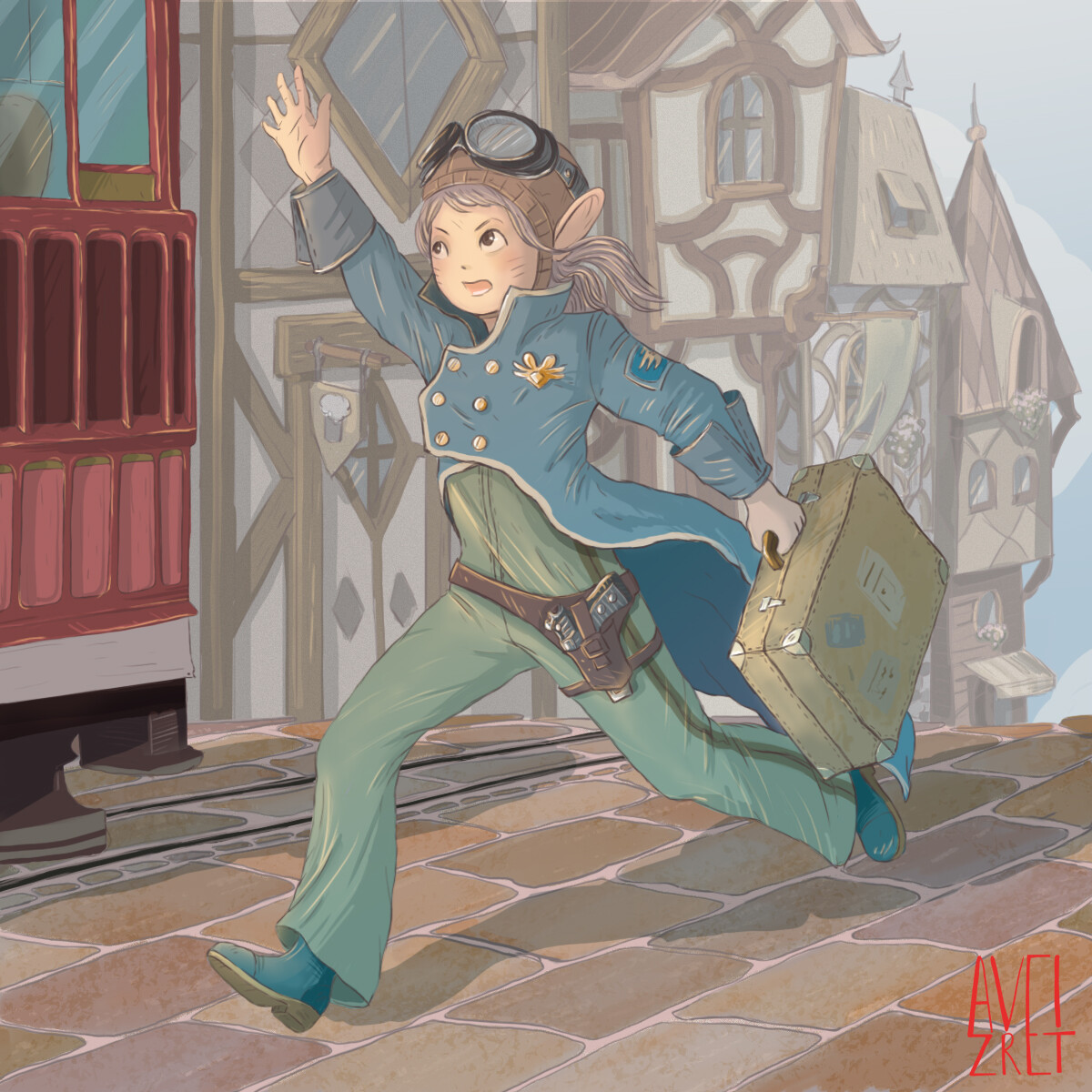 ArtStation - Mouse pilot warrior