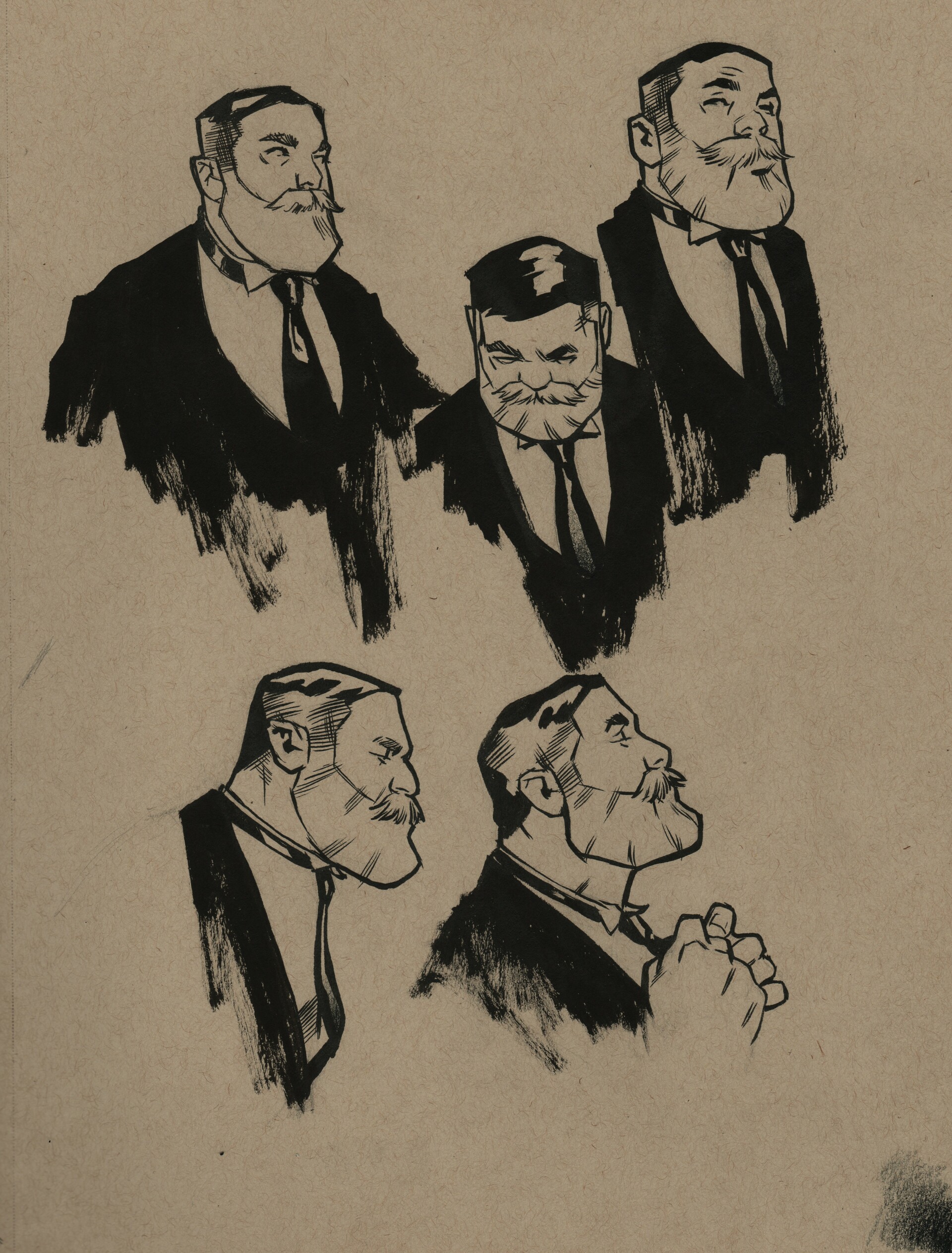 ArtStation - Edwardian Head Studies