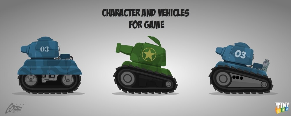 ArtStation - Tank Kids Game
