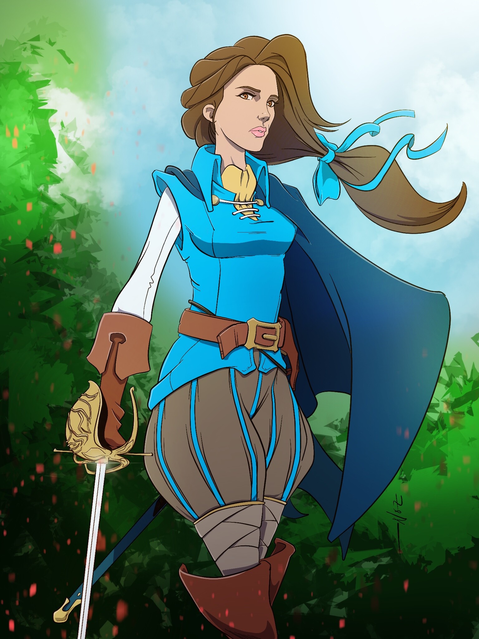 ArtStation - Battle-ready Belle