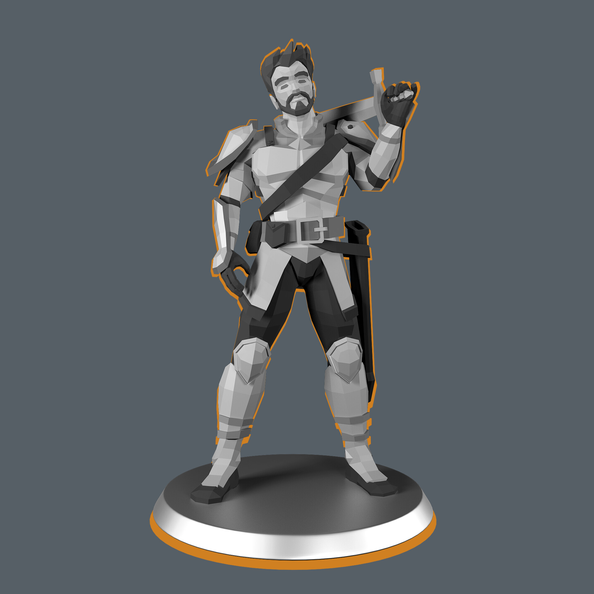 ArtStation - Low Poly Knight