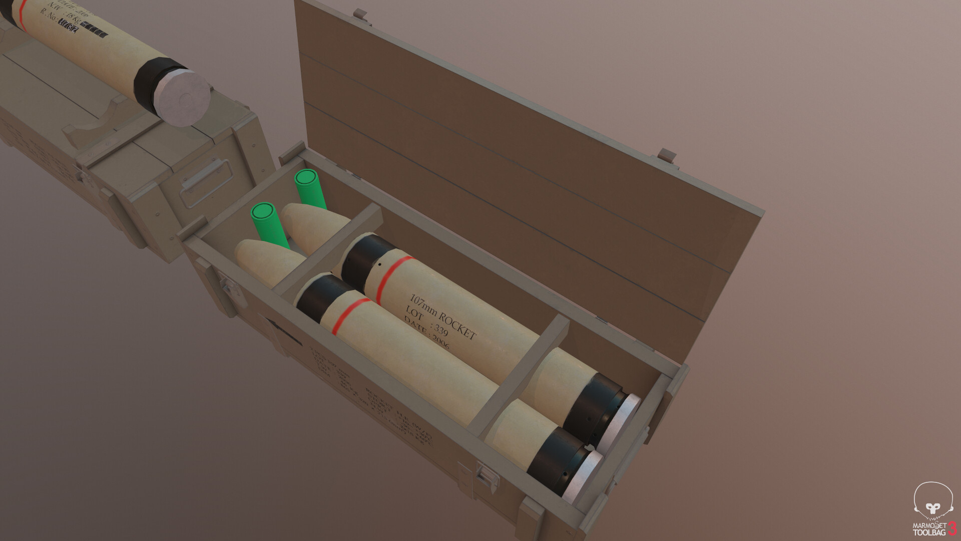 Aleksei Sokolov - 107mm rocket ammo