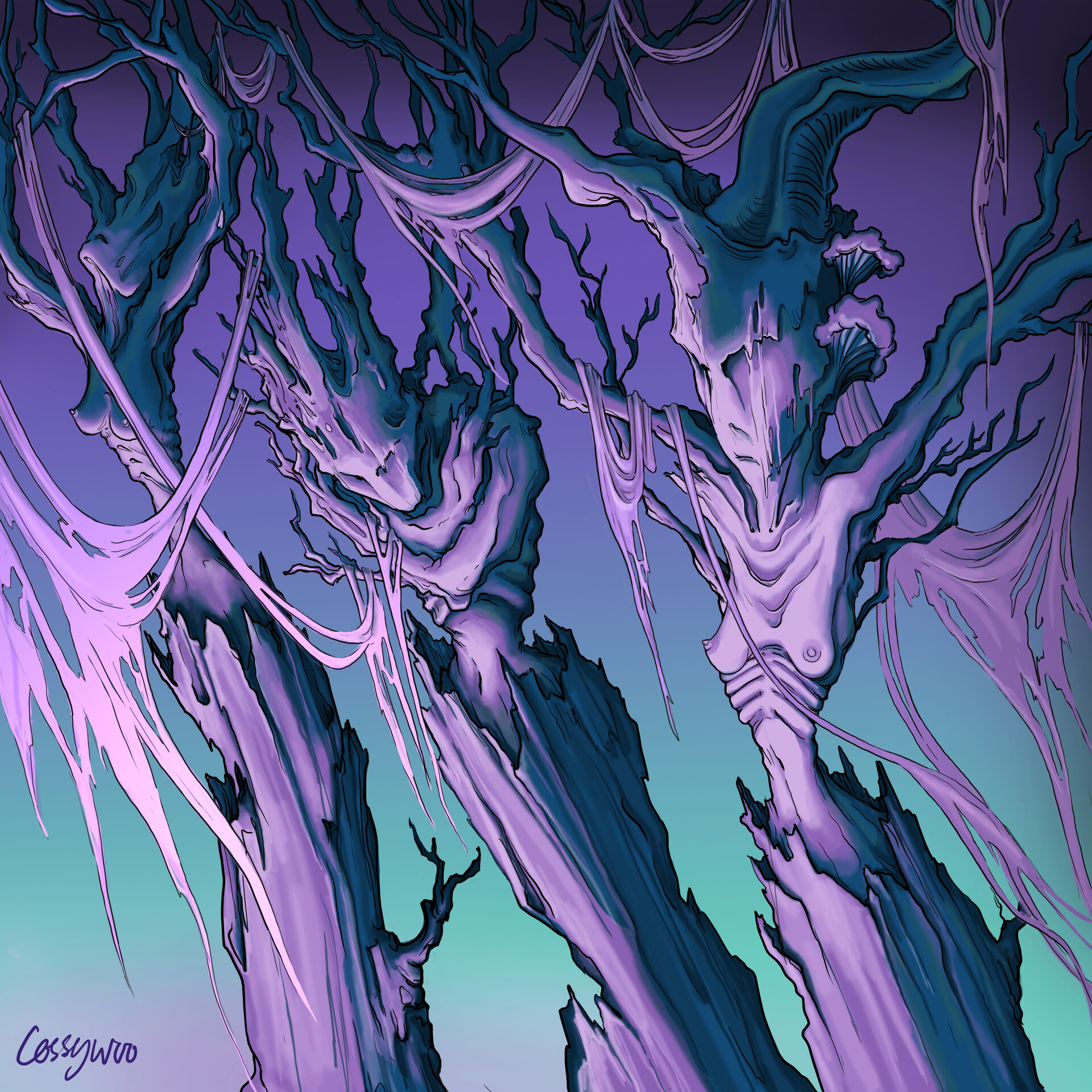 ArtStation - Creepy trees V2