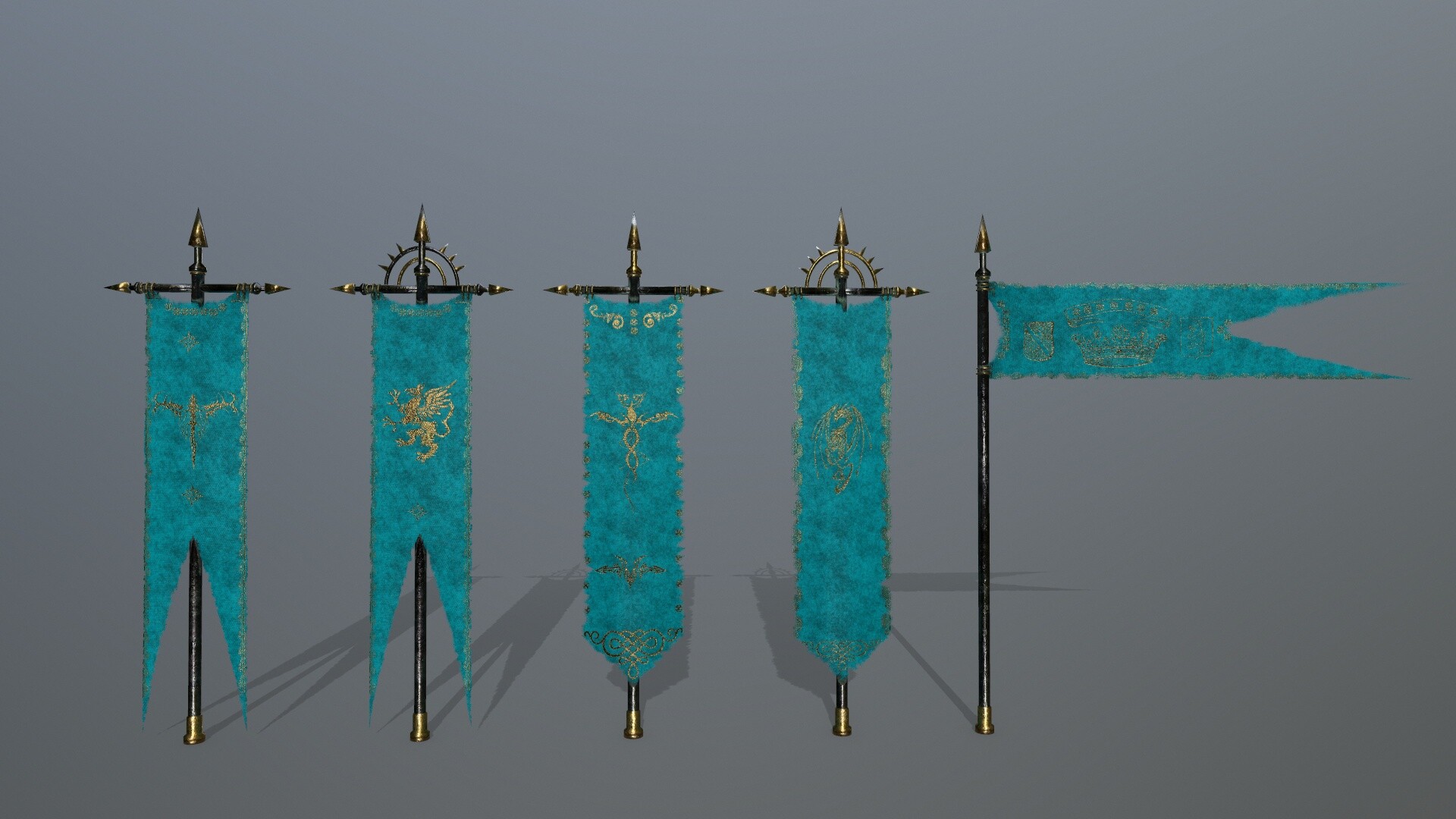 ArtStation - flag set 1