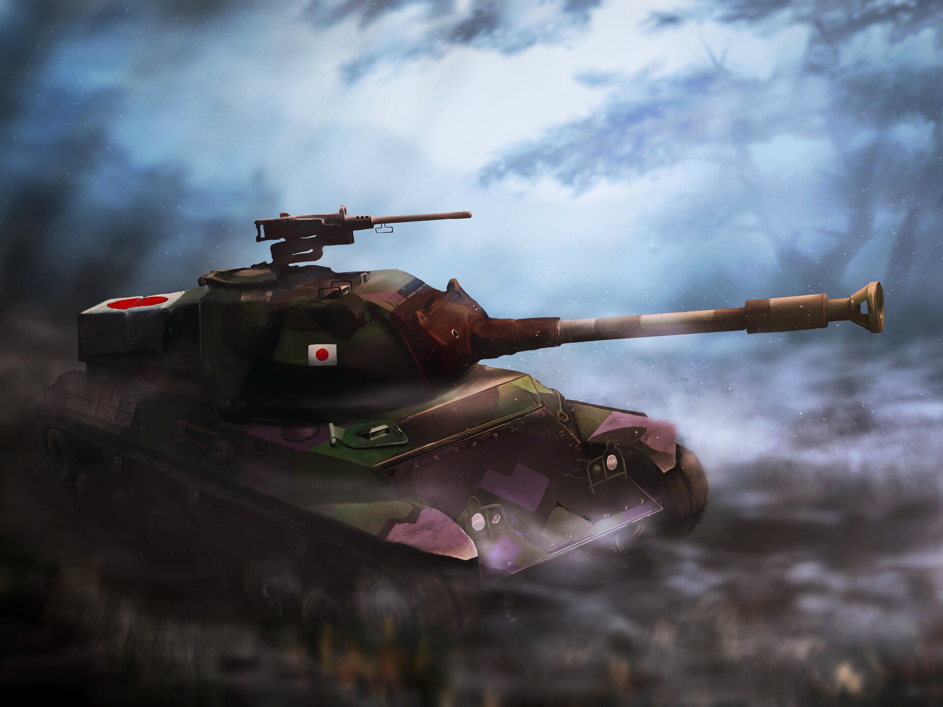 ArtStation - Japanese Tank