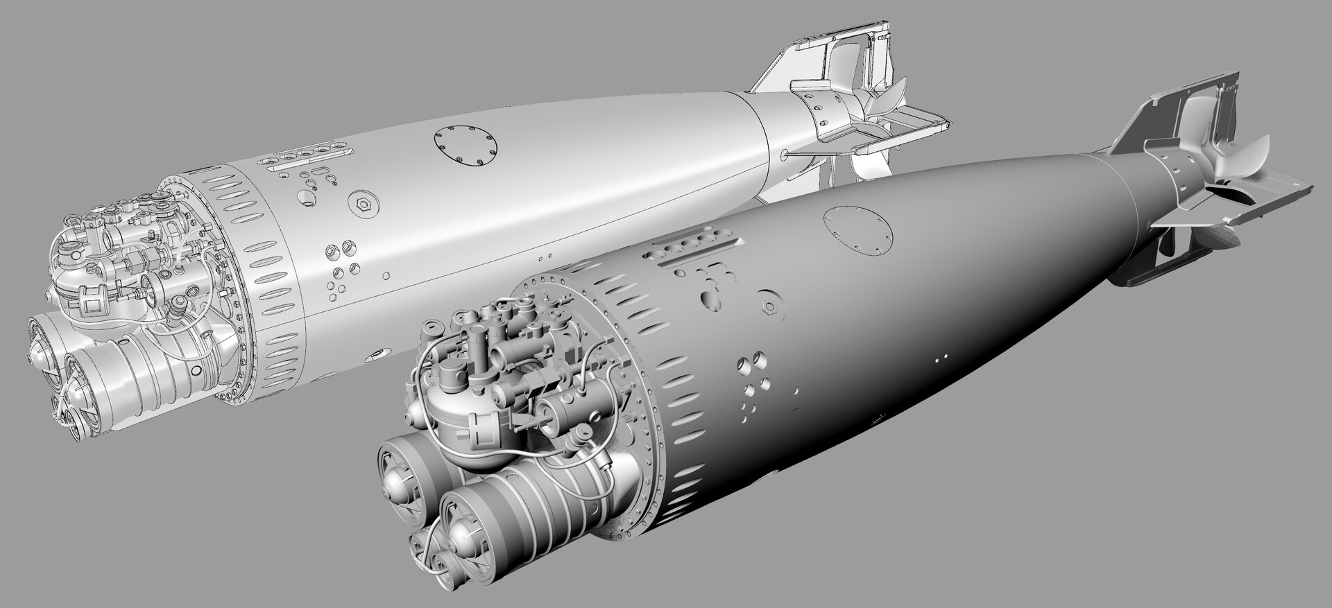 Benjamin Donnelly - AQUAMAN Type 53 Torpedo Exposed Engine