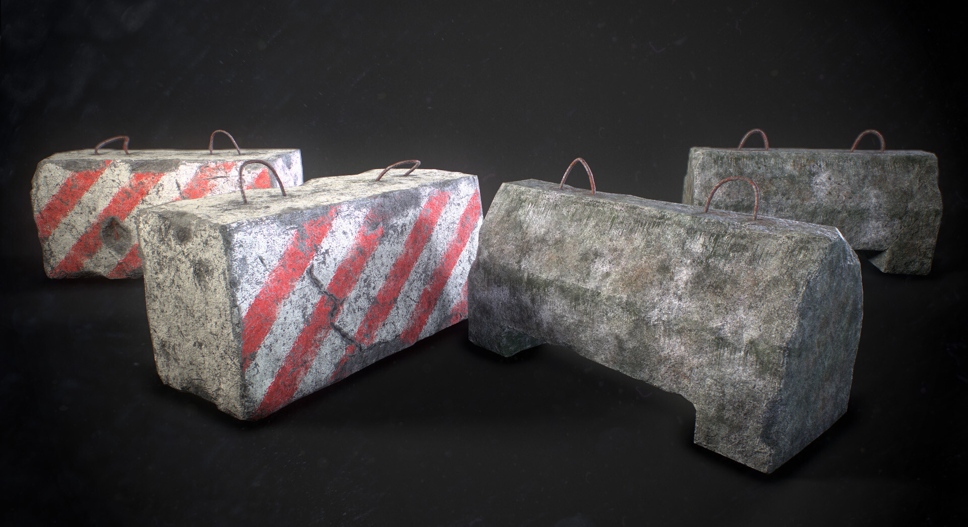 Eforb Outsource Game Studio - Outdoor props 3d model