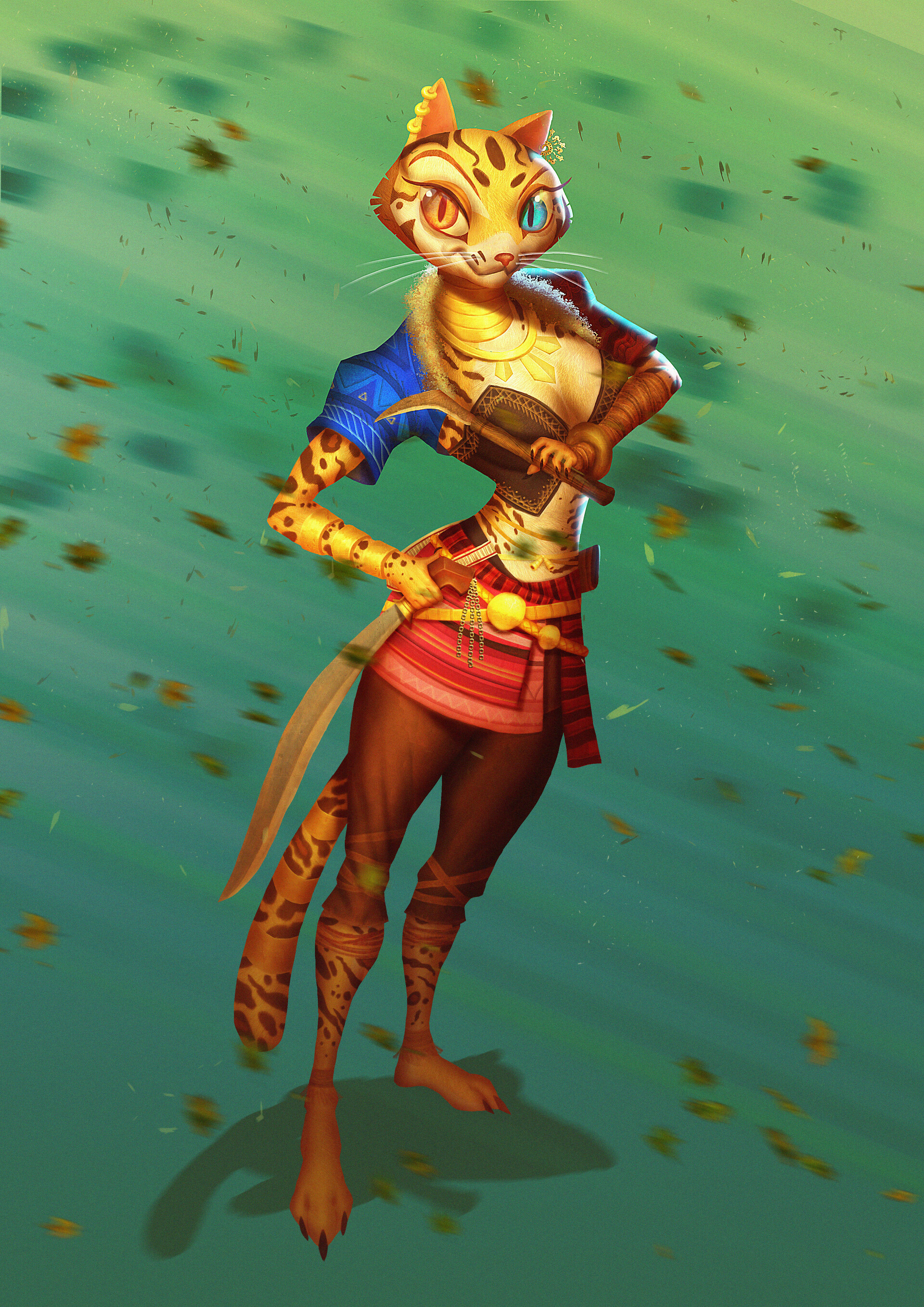 ArtStation - Iring the Assassin Leader