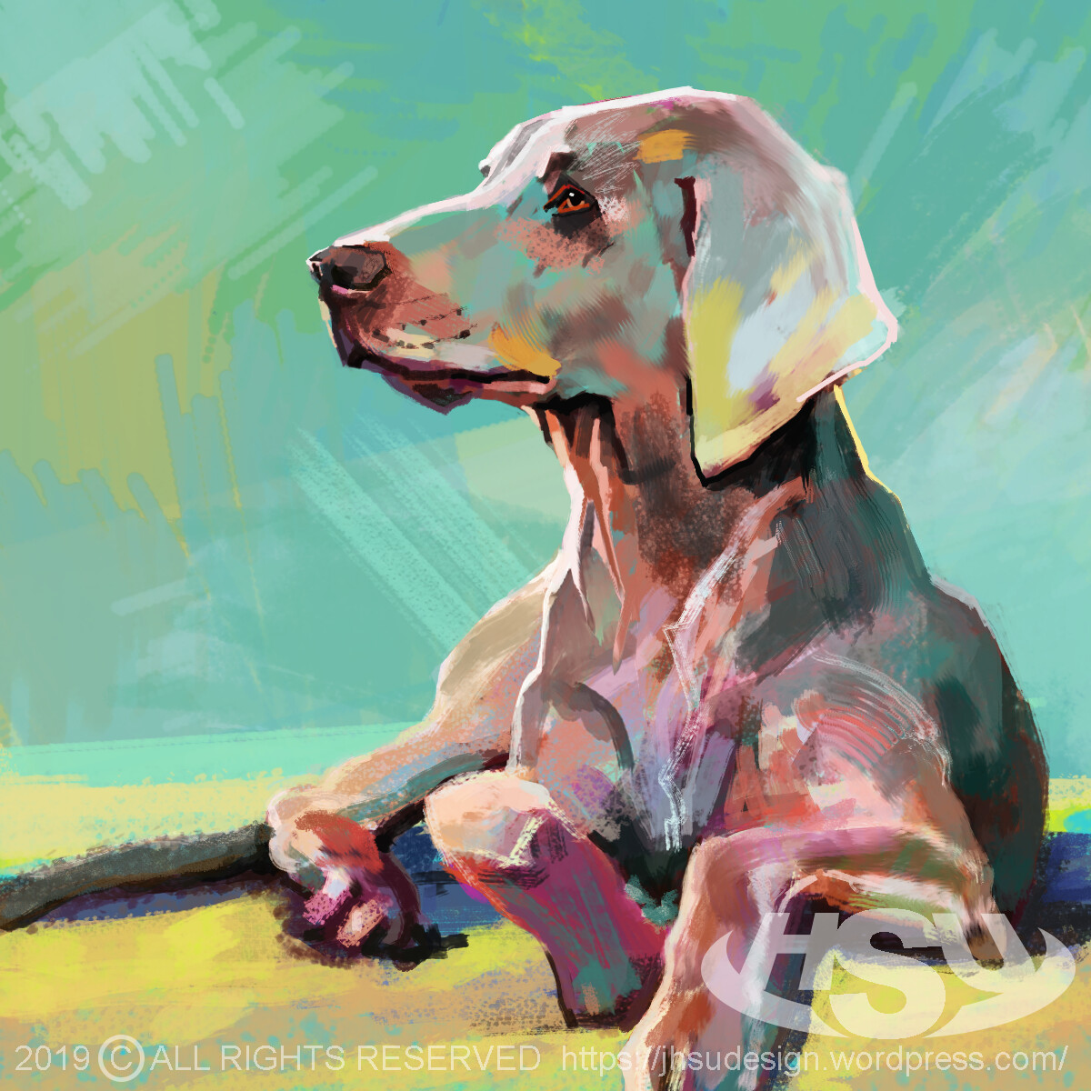 ArtStation - Blue Dog