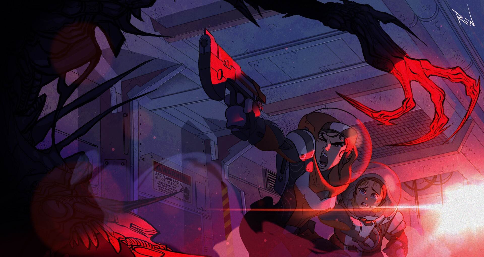 ArtStation - Alien infestation