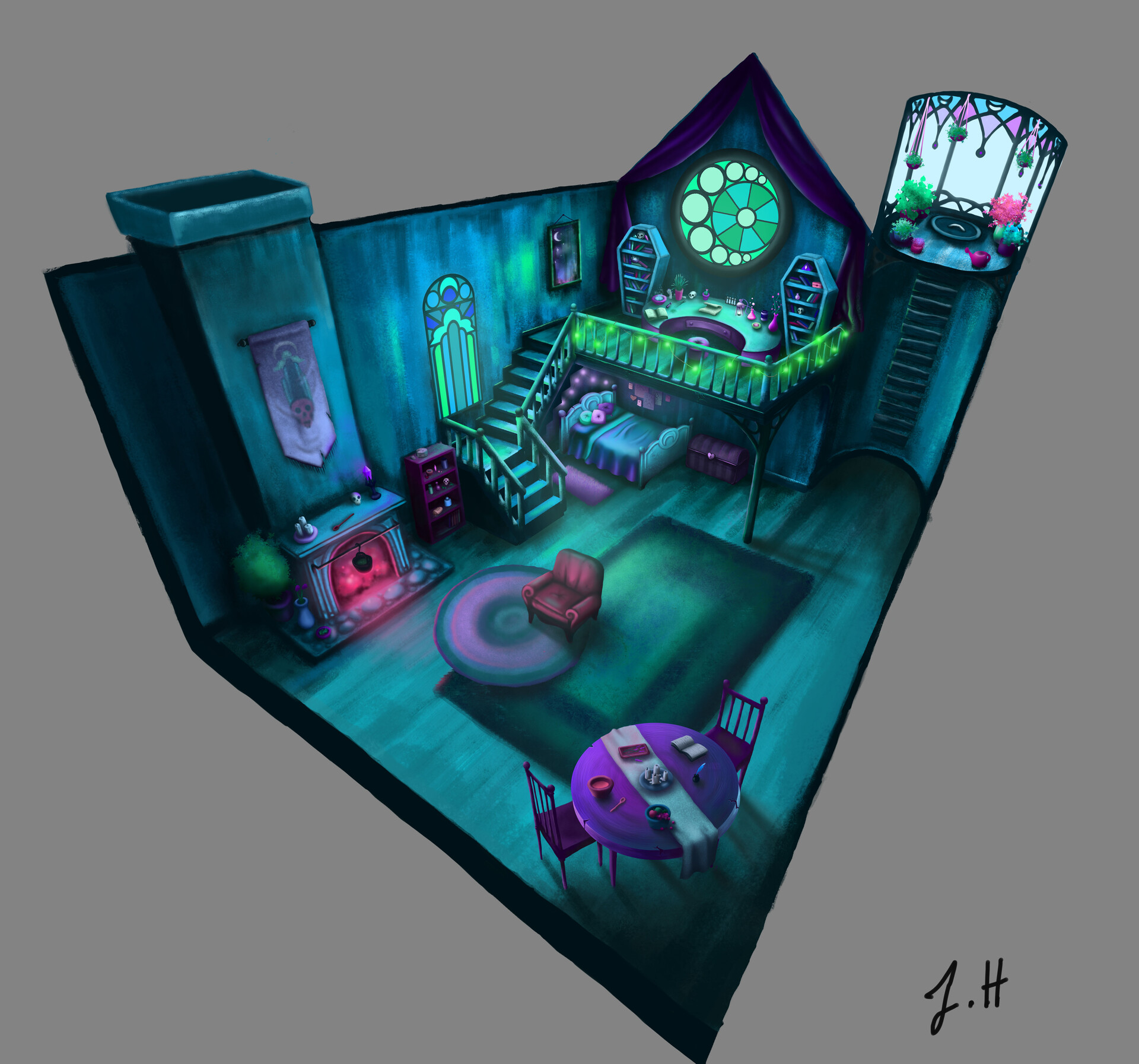 Jessica Hyde - Magicians room