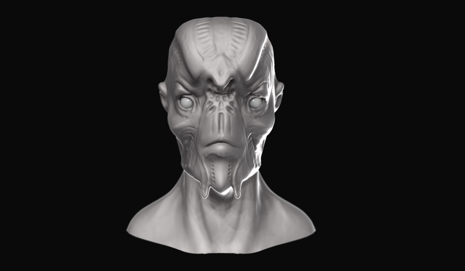 ArtStation - Alien head