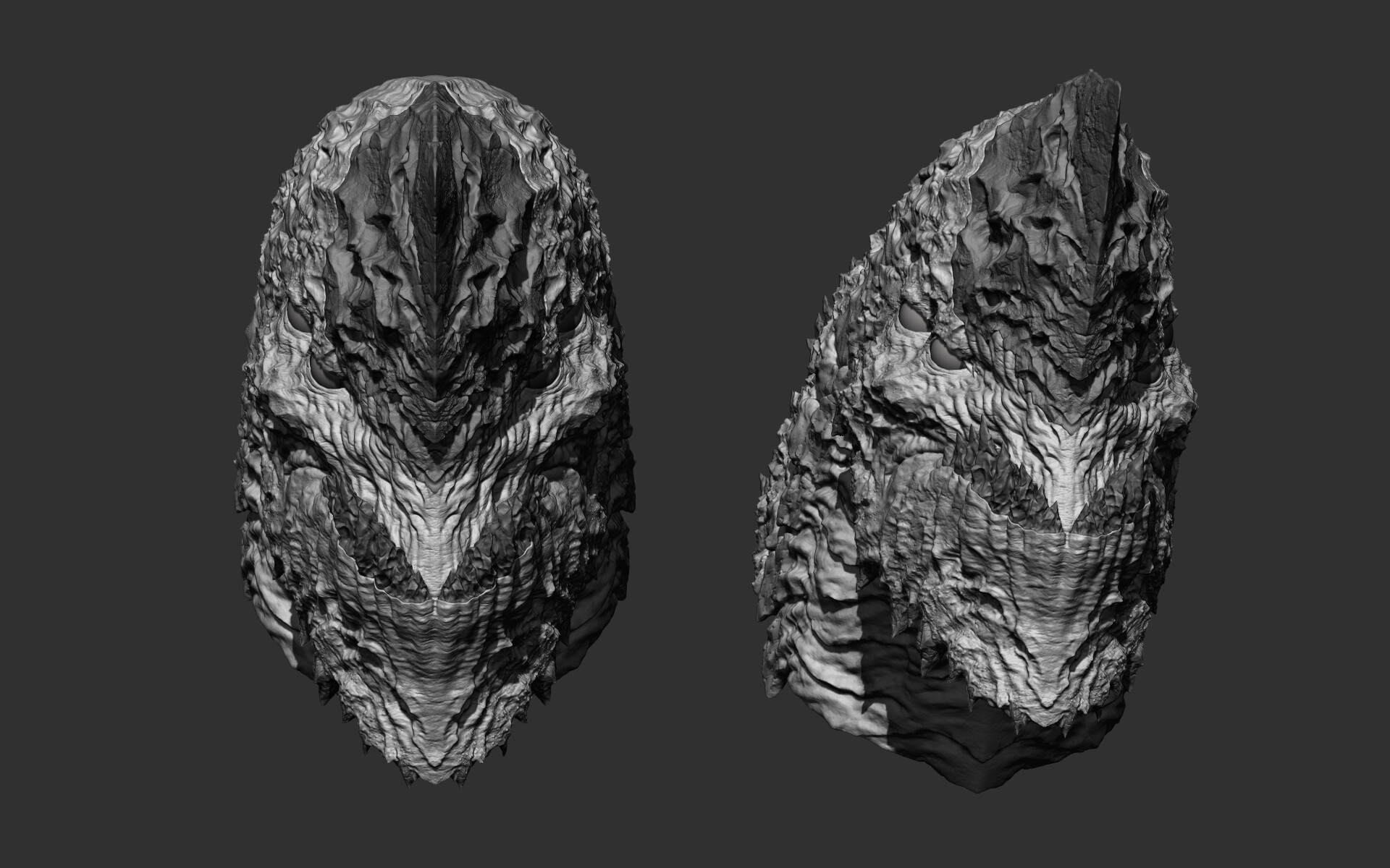 ArtStation - Creature Head concept