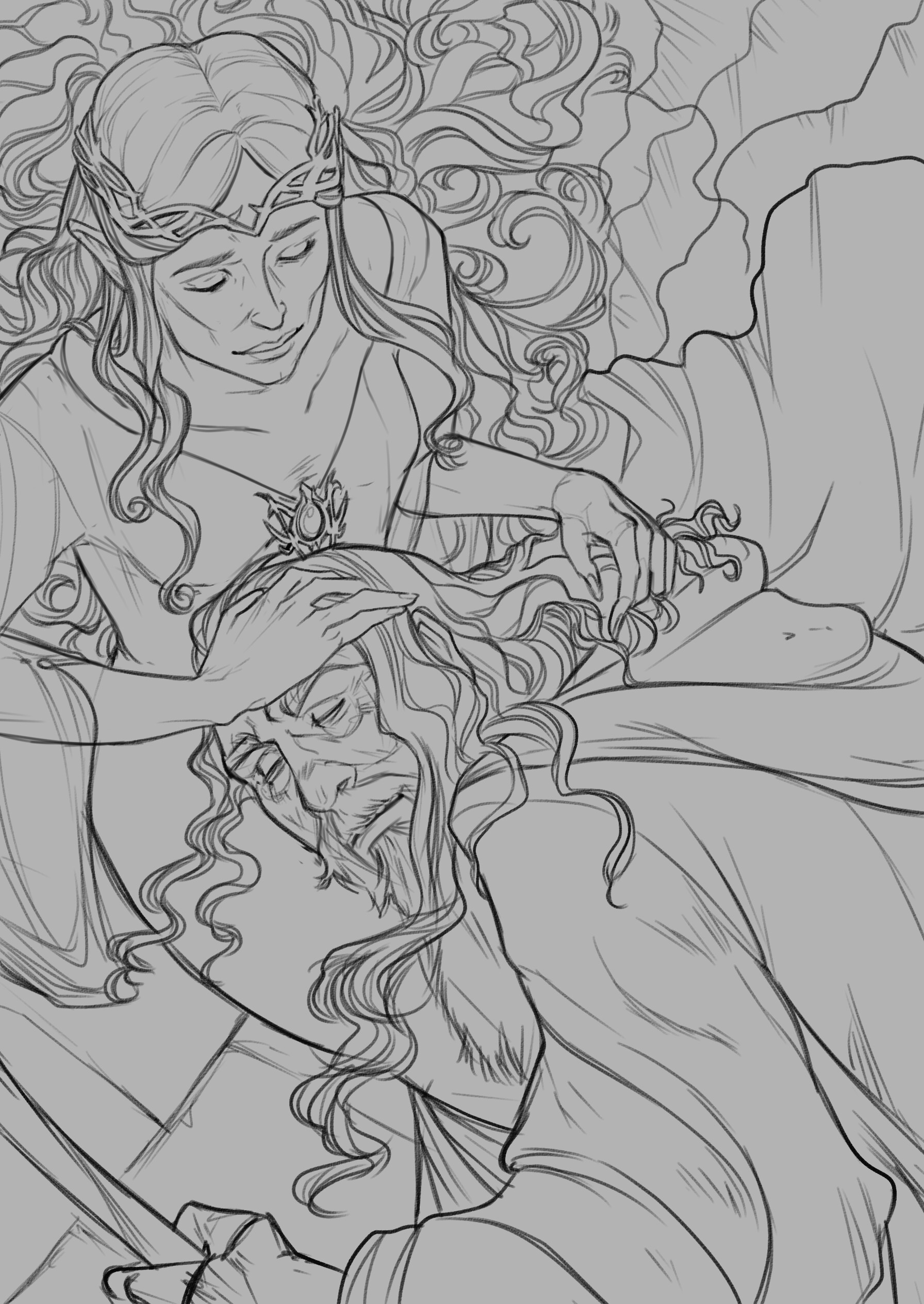 gandalf the gray coloring pages