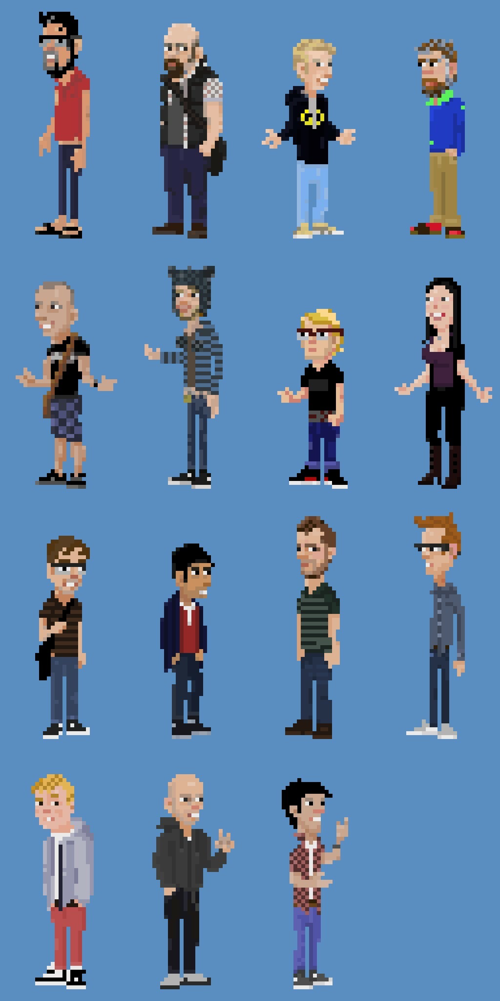 ArtStation - Pixel Art Characters