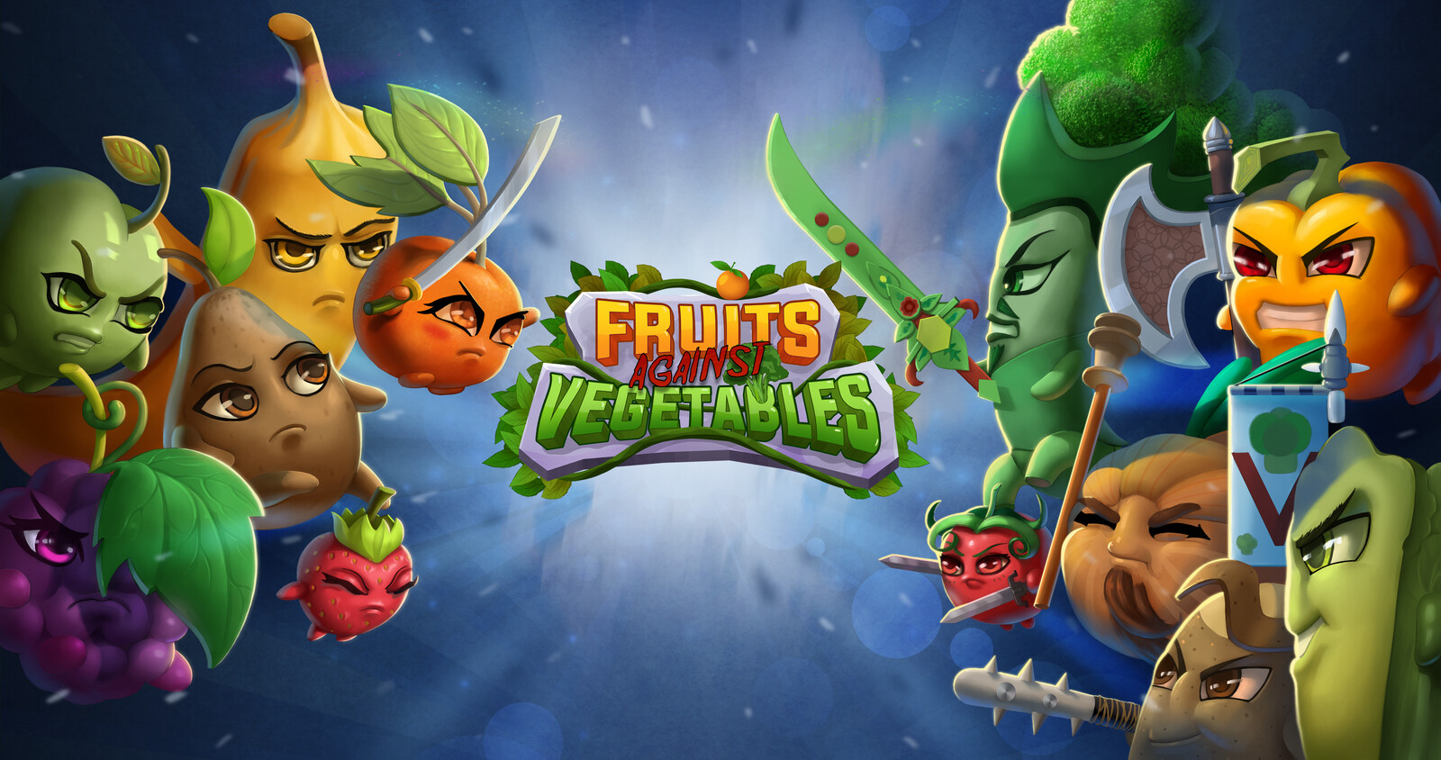 Irina Tsybina - The vegetables battle with fruits