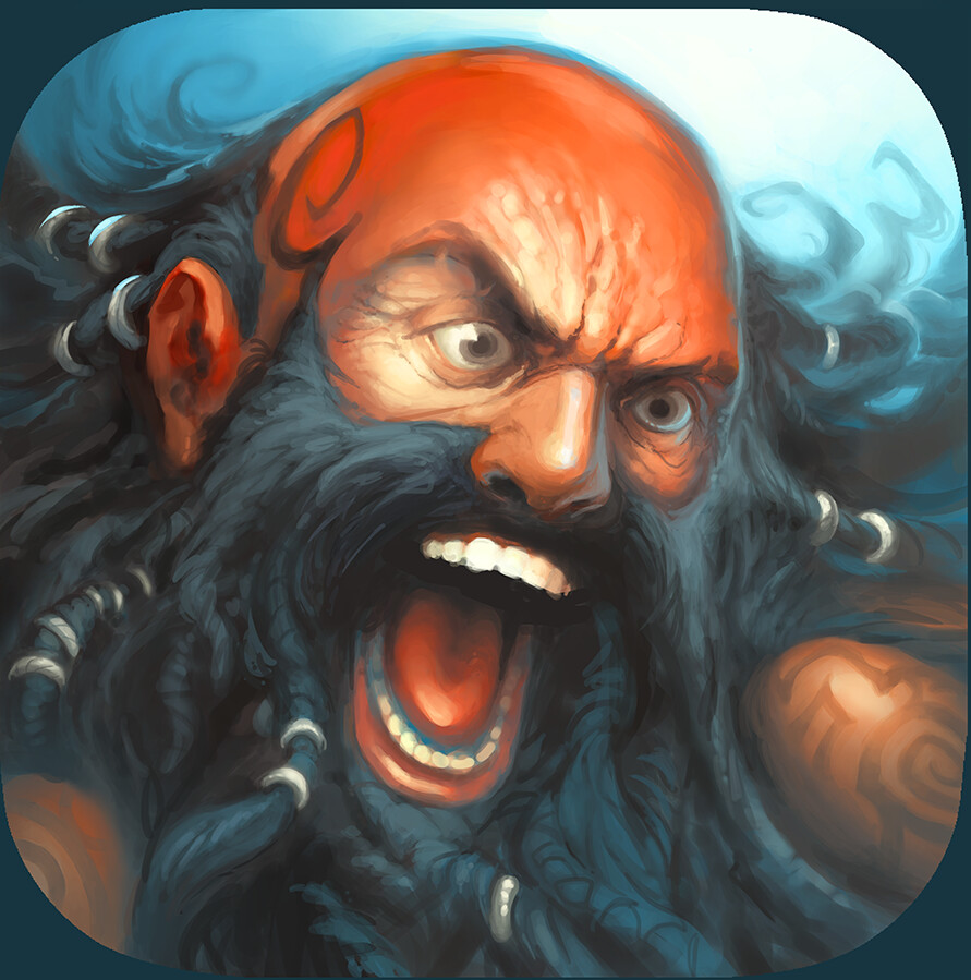 ArtStation - Shouting Head Icon