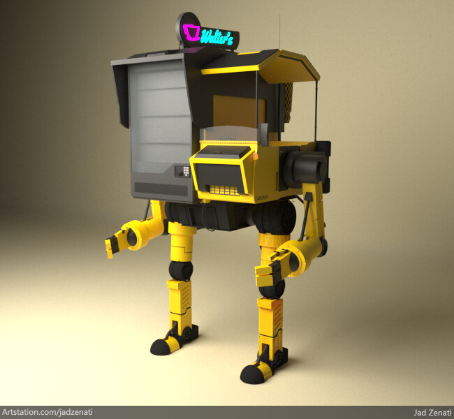 ArtStation - Junkbots Collection #1 : C4M3R0N