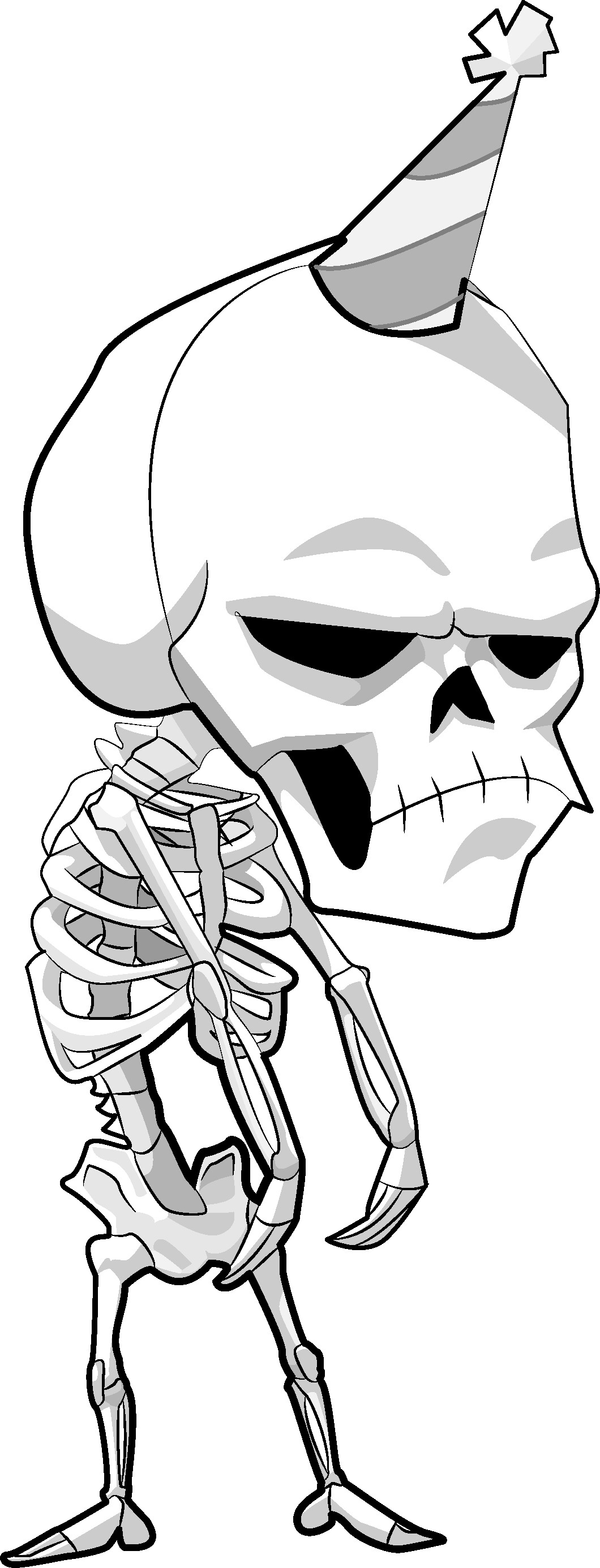 Clash Of Clans Skeleton Drawing