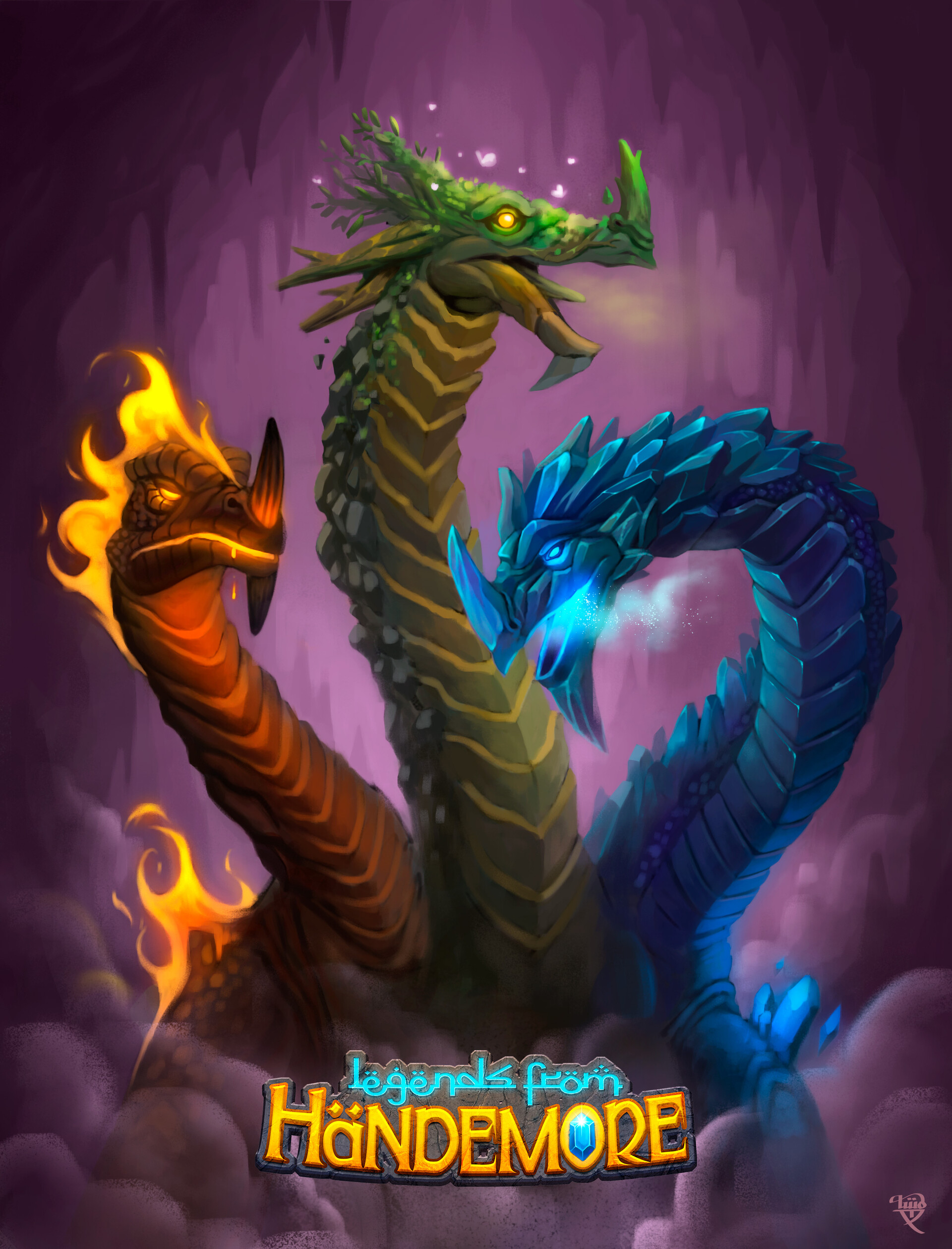 ArtStation - Three Elements Hydra