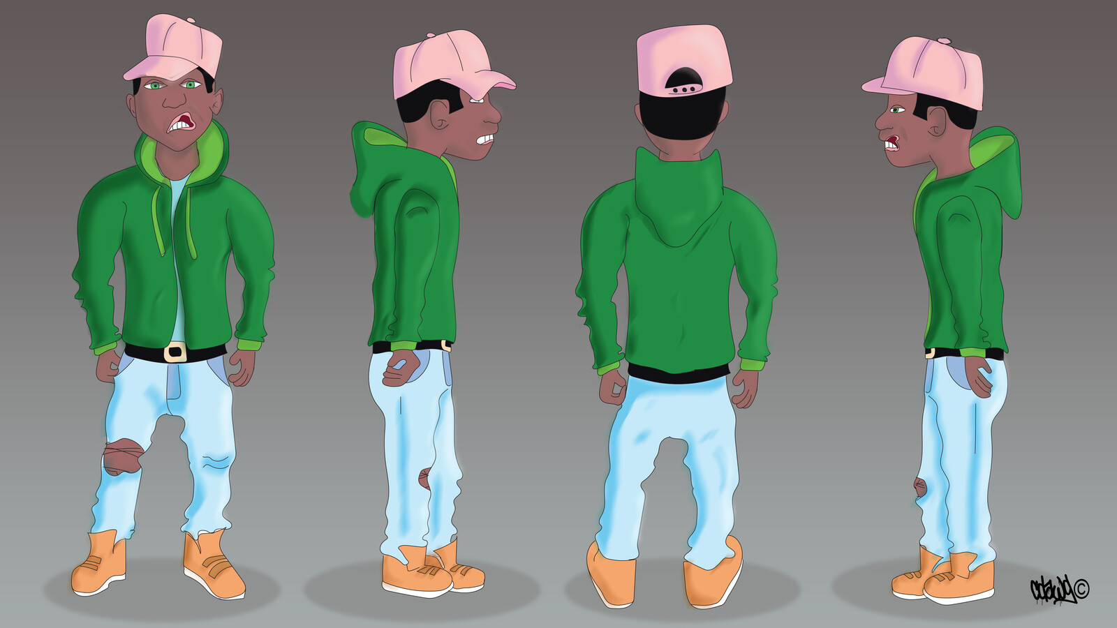 Cdawg Style - Character turnaround