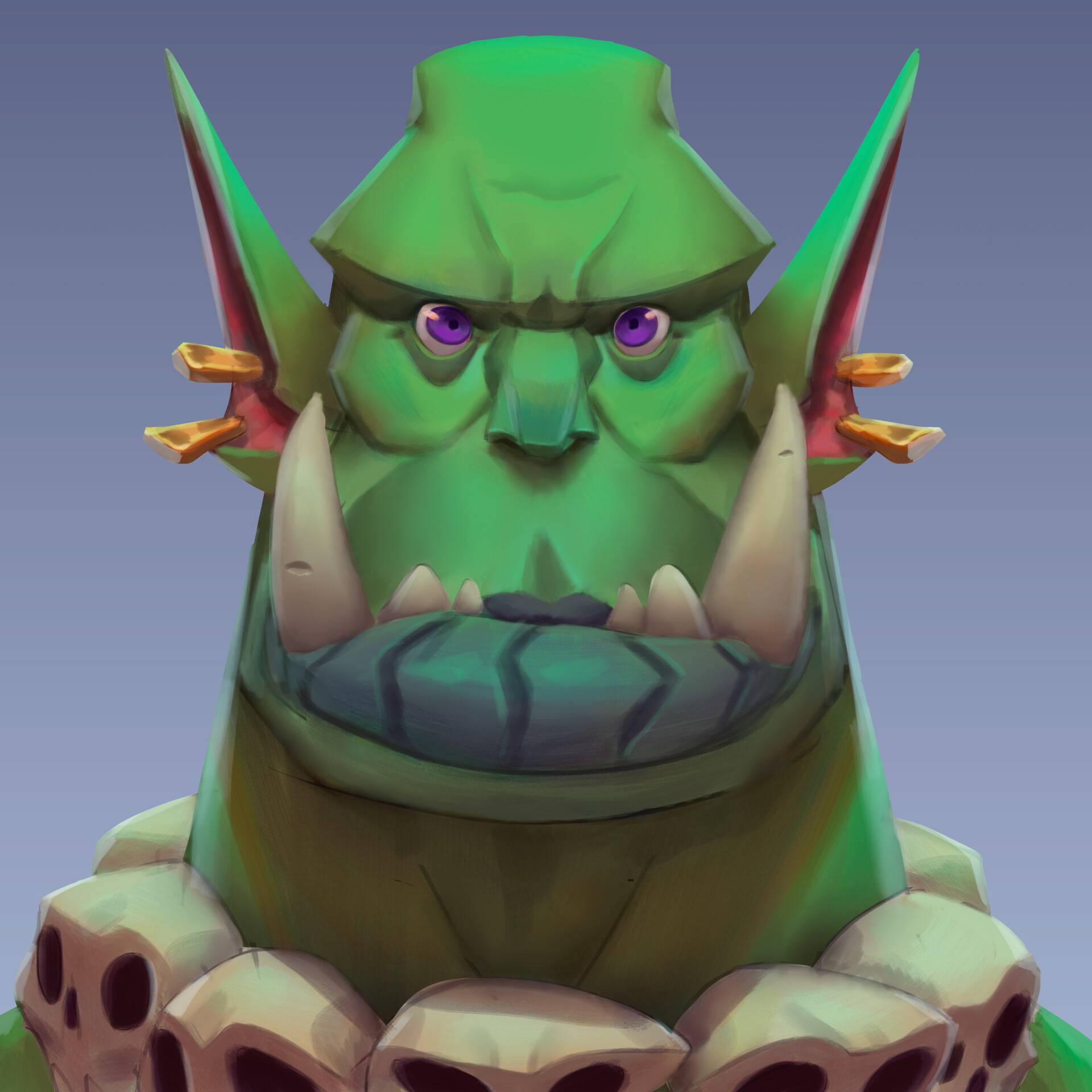 ArtStation - Orc Head