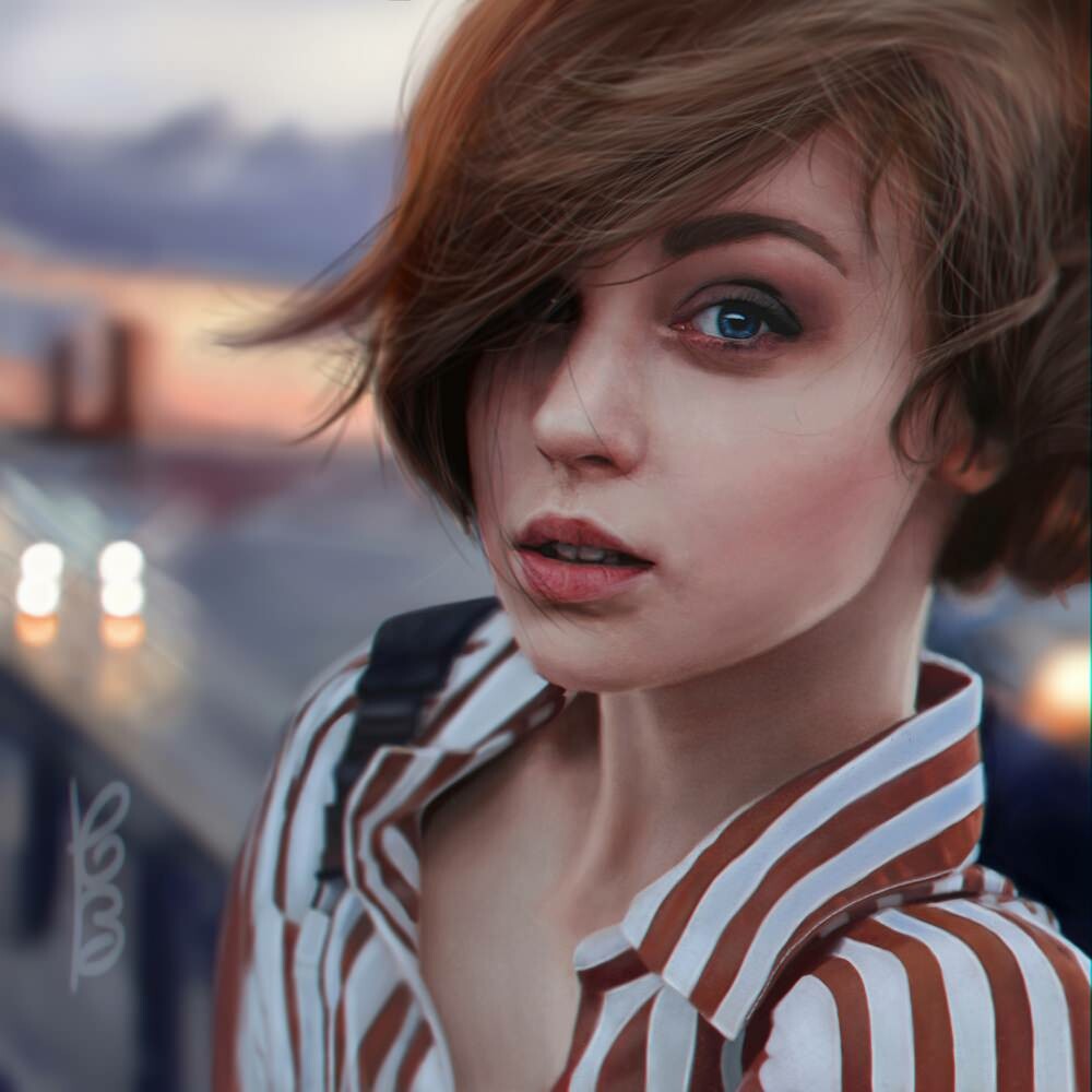 ArtStation - Striped shirt