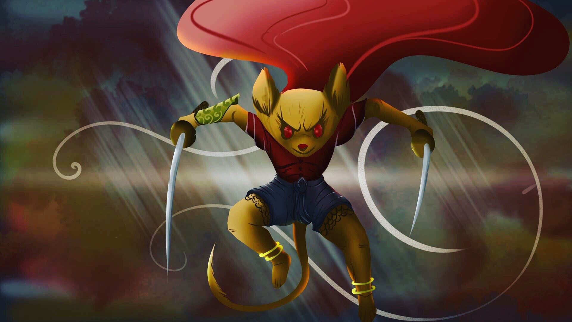 ArtStation - Myanmar Mouse Warrior