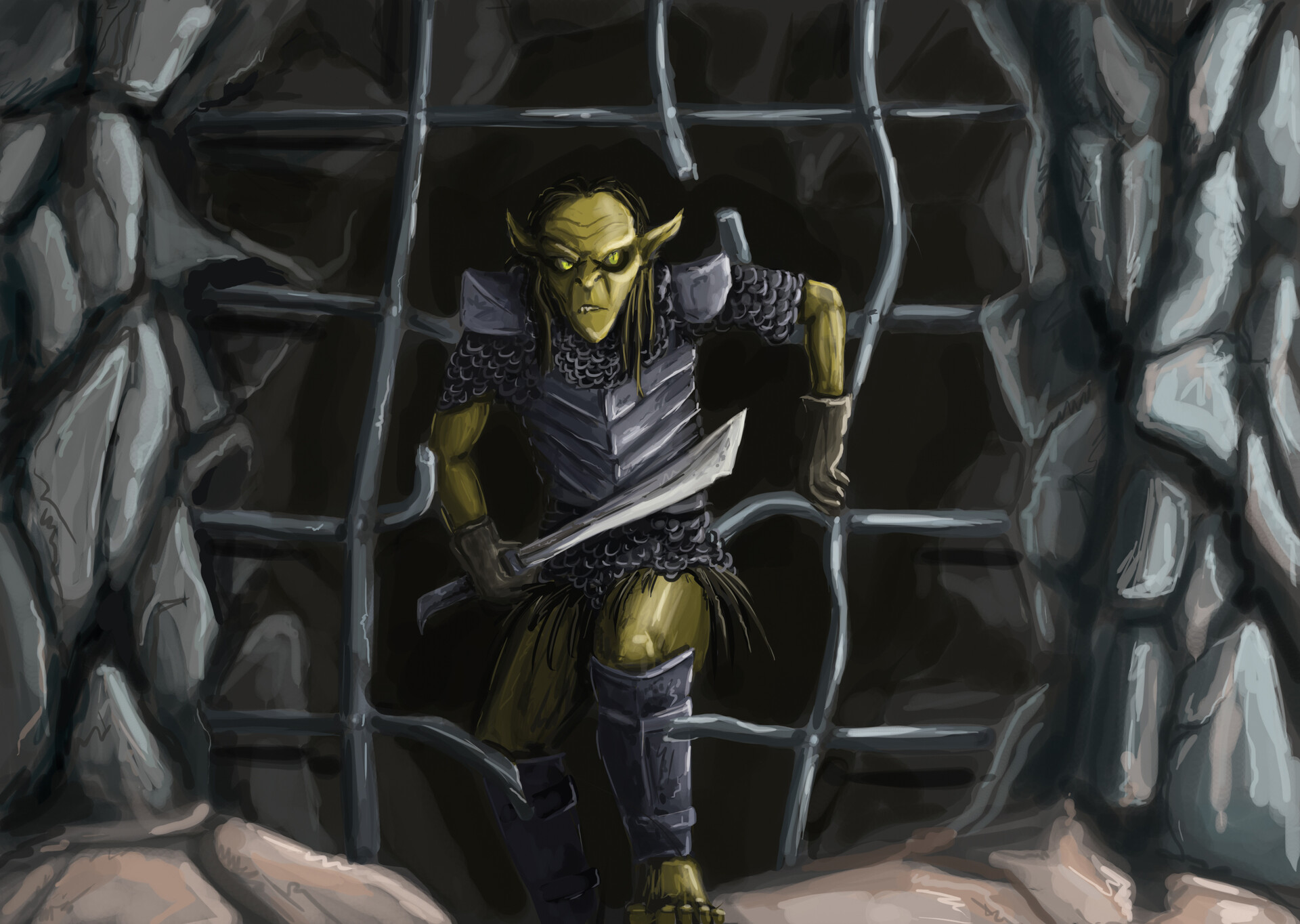 ArtStation - Down, down to Goblin Town