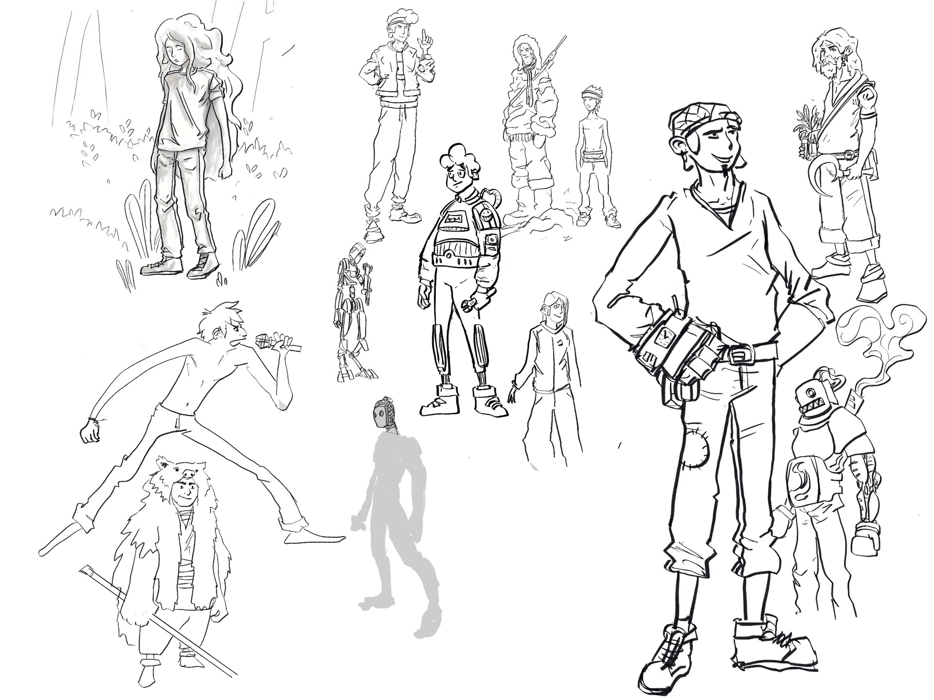 ArtStation - Character sketches 3