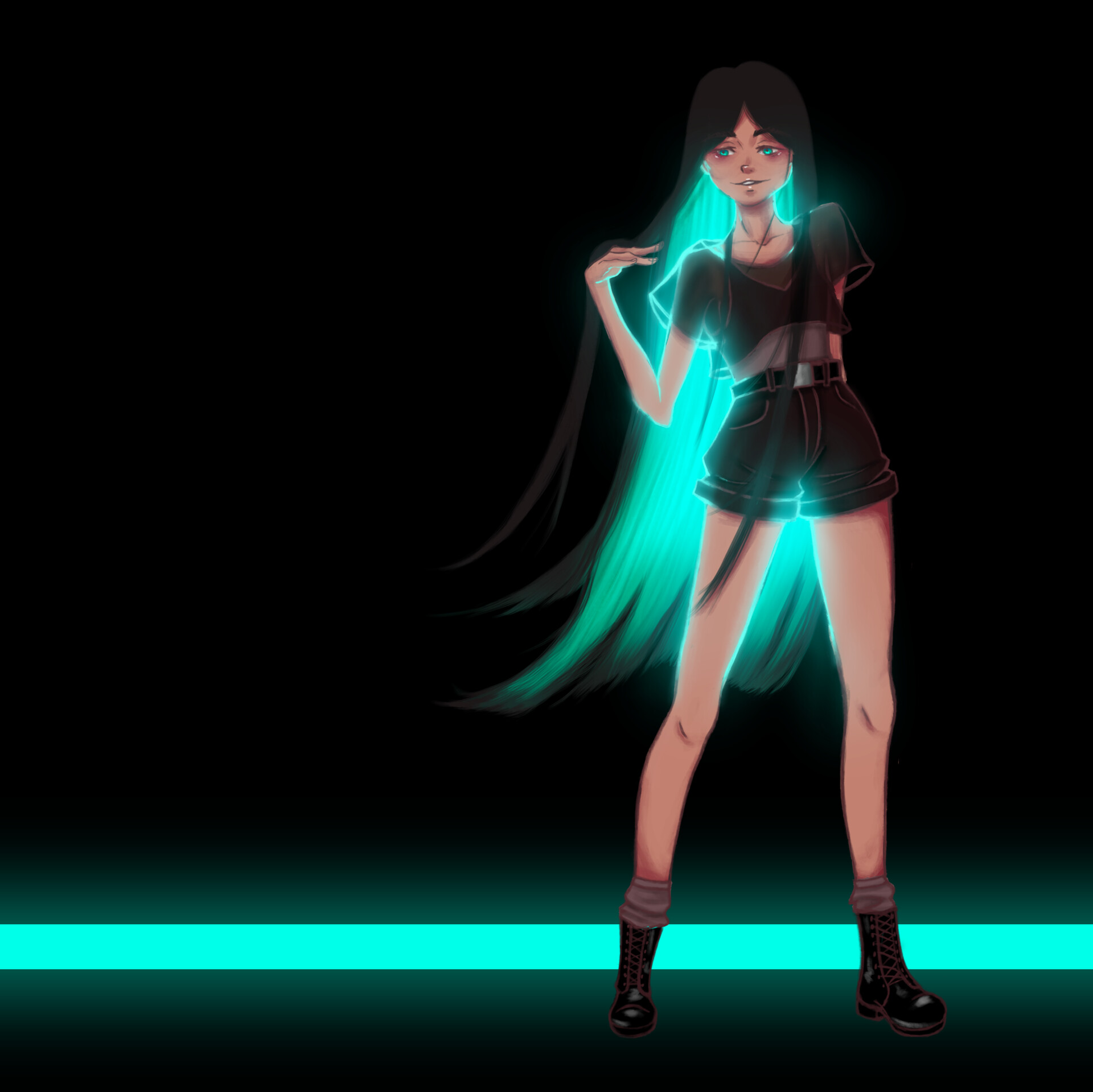 ArtStation - Fluo Hair