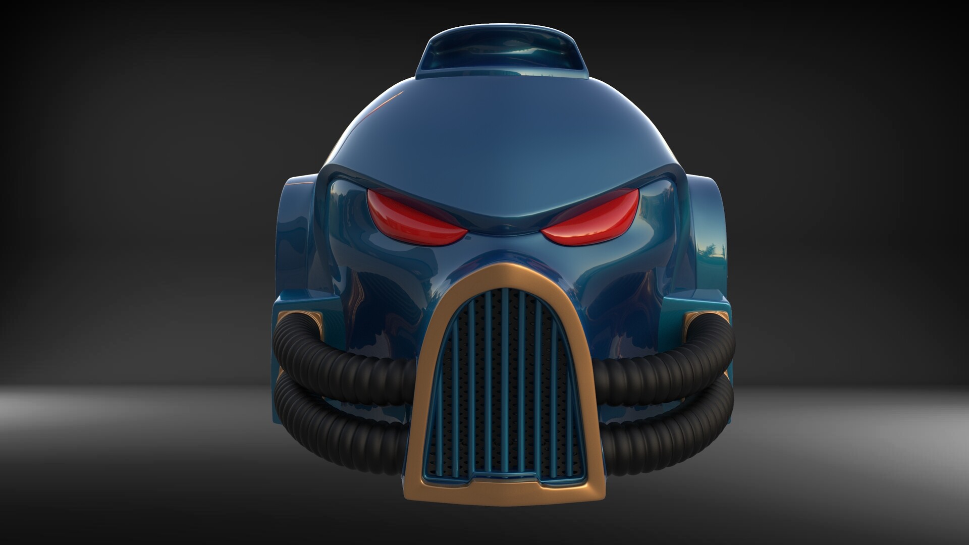 ArtStation - Ultramarine helmet WIP