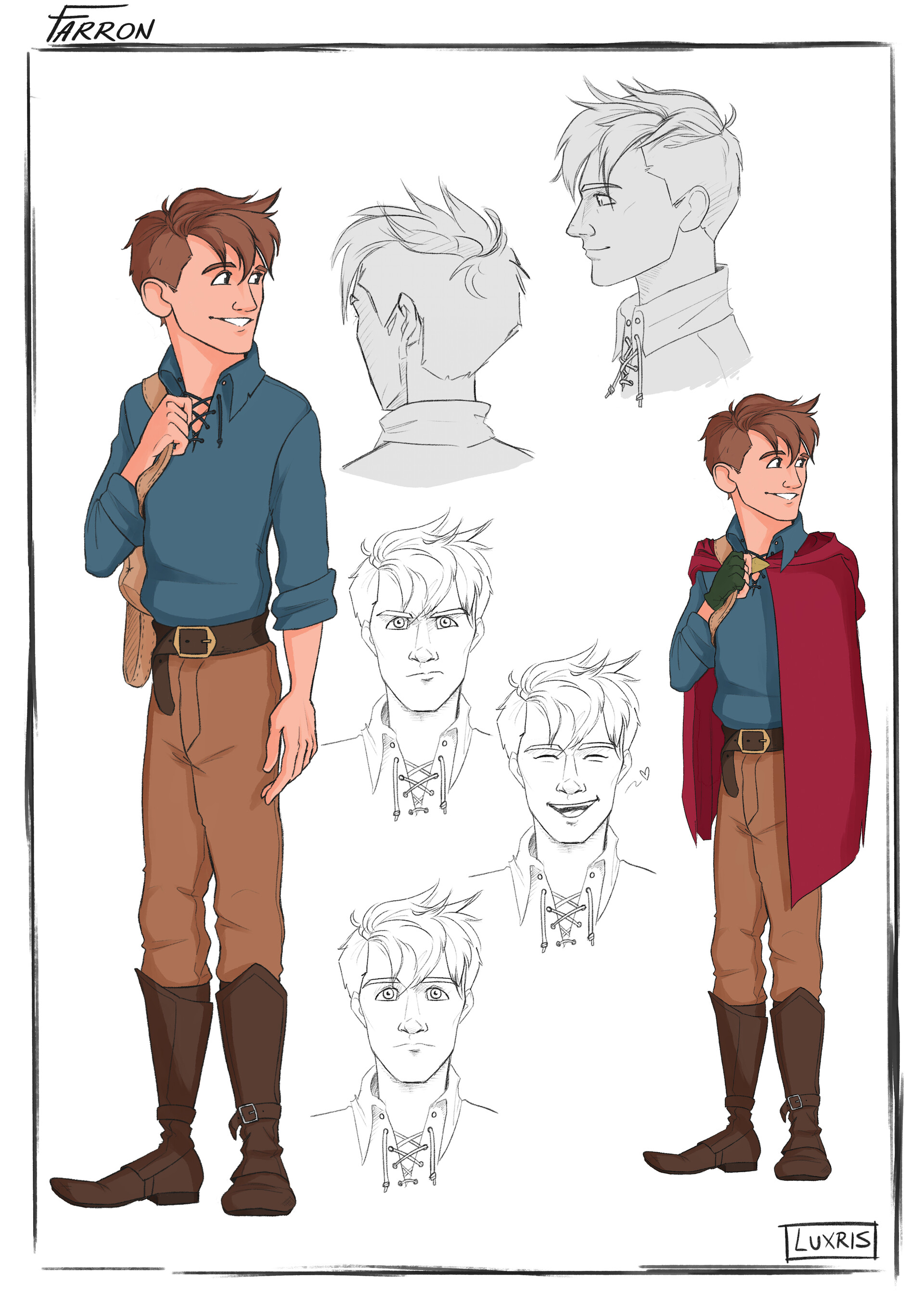 ArtStation - Original Fantasy Character Design - Farron (V2)