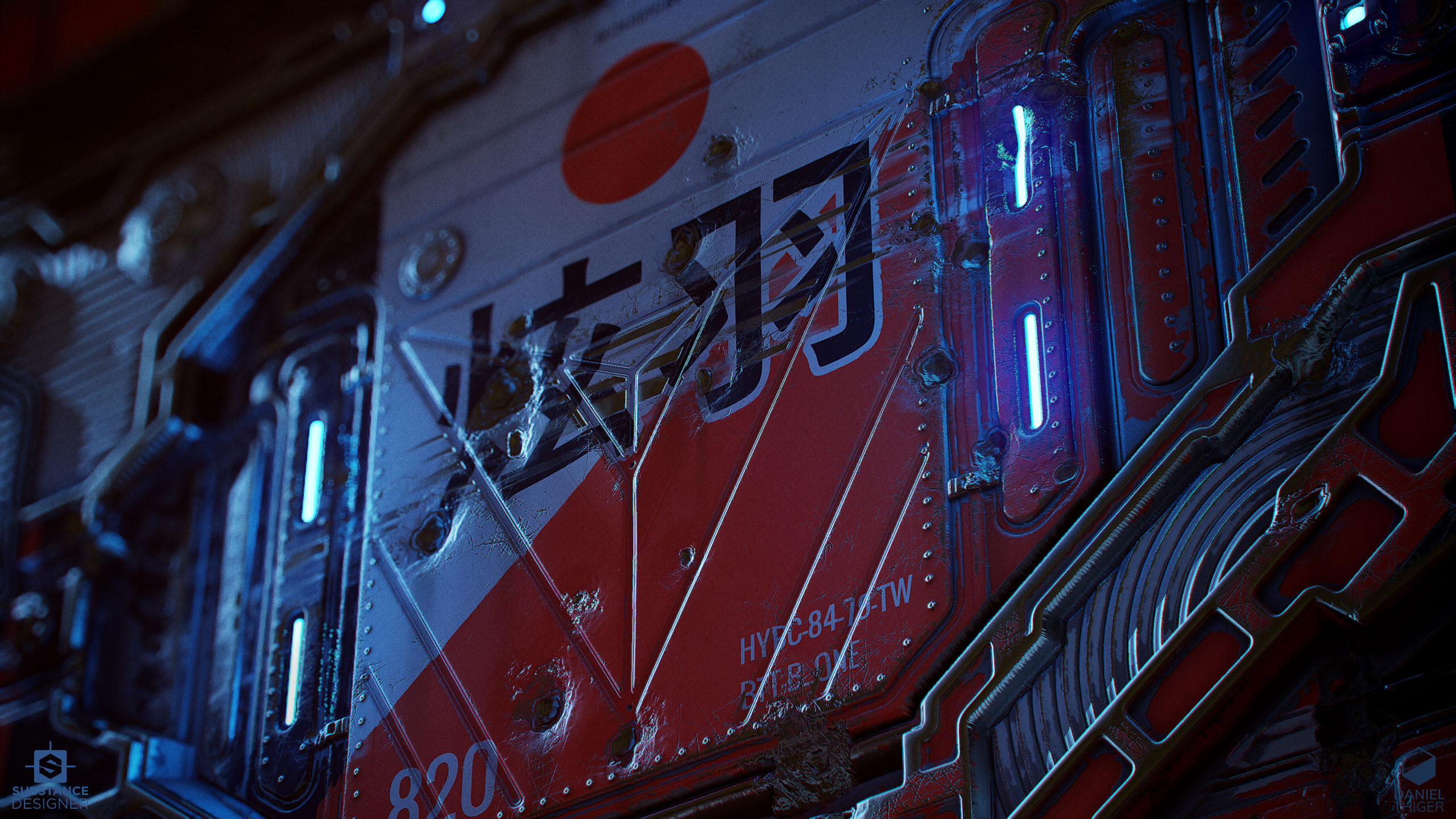 Daniel Thiger - Sci-fi Hangar Door