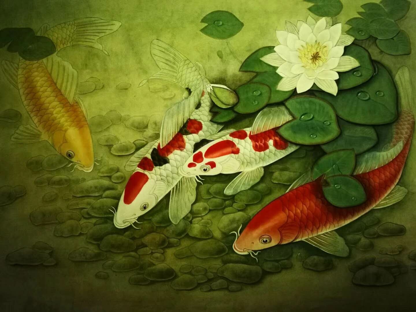 ArtStation - koi fish