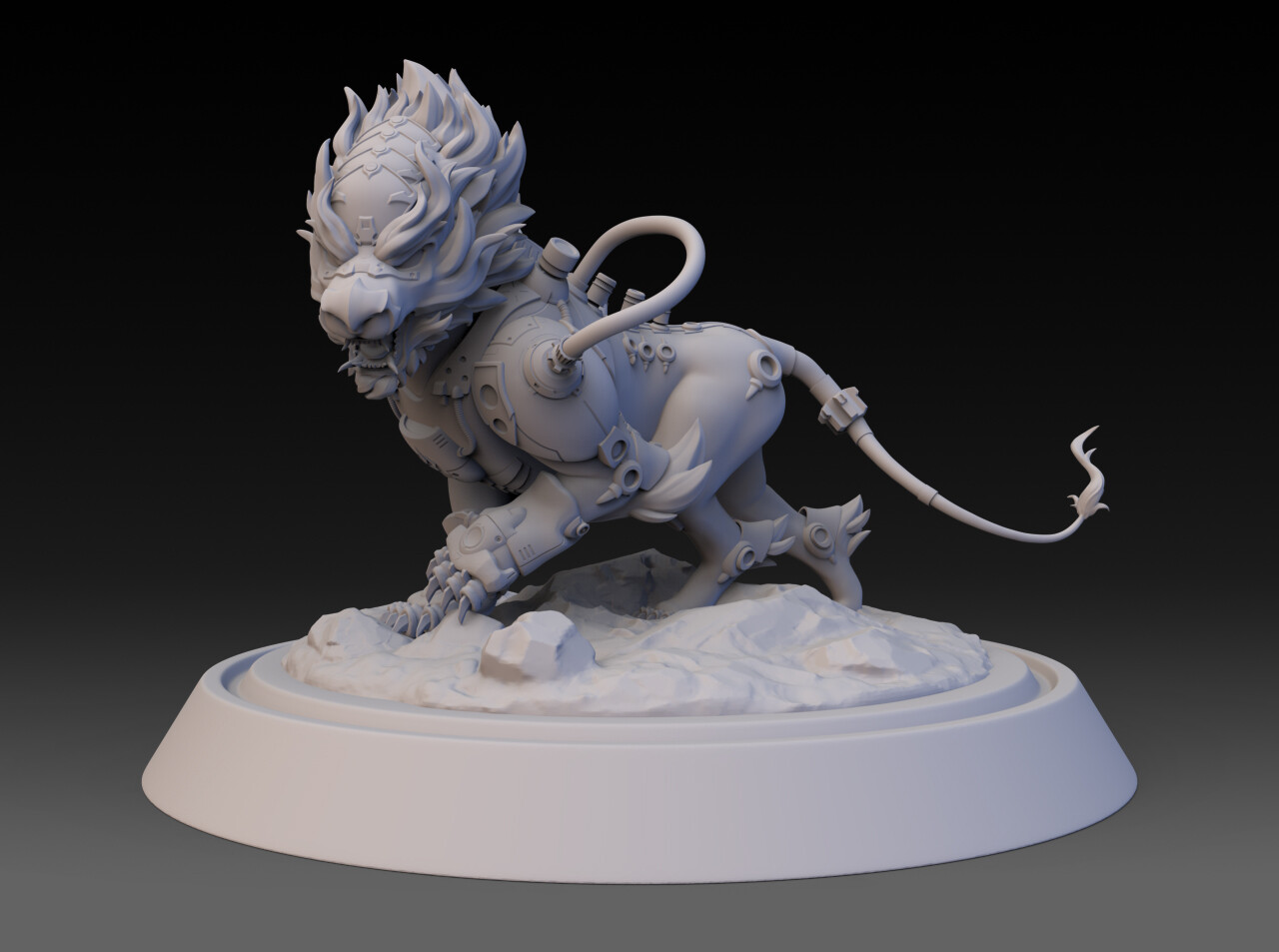 ArtStation - Sci-Fi Lion