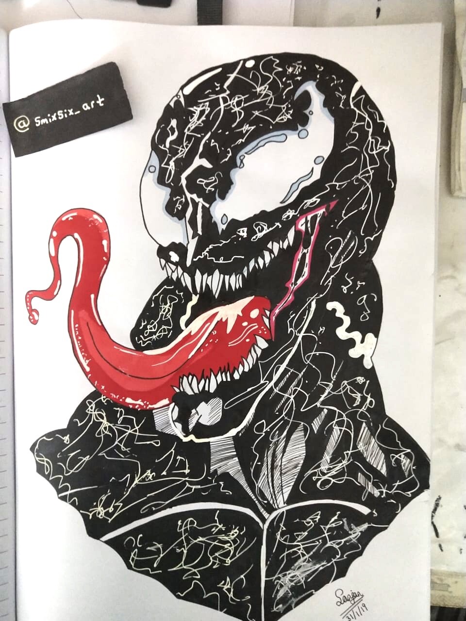 ArtStation - A Drawing of Venom